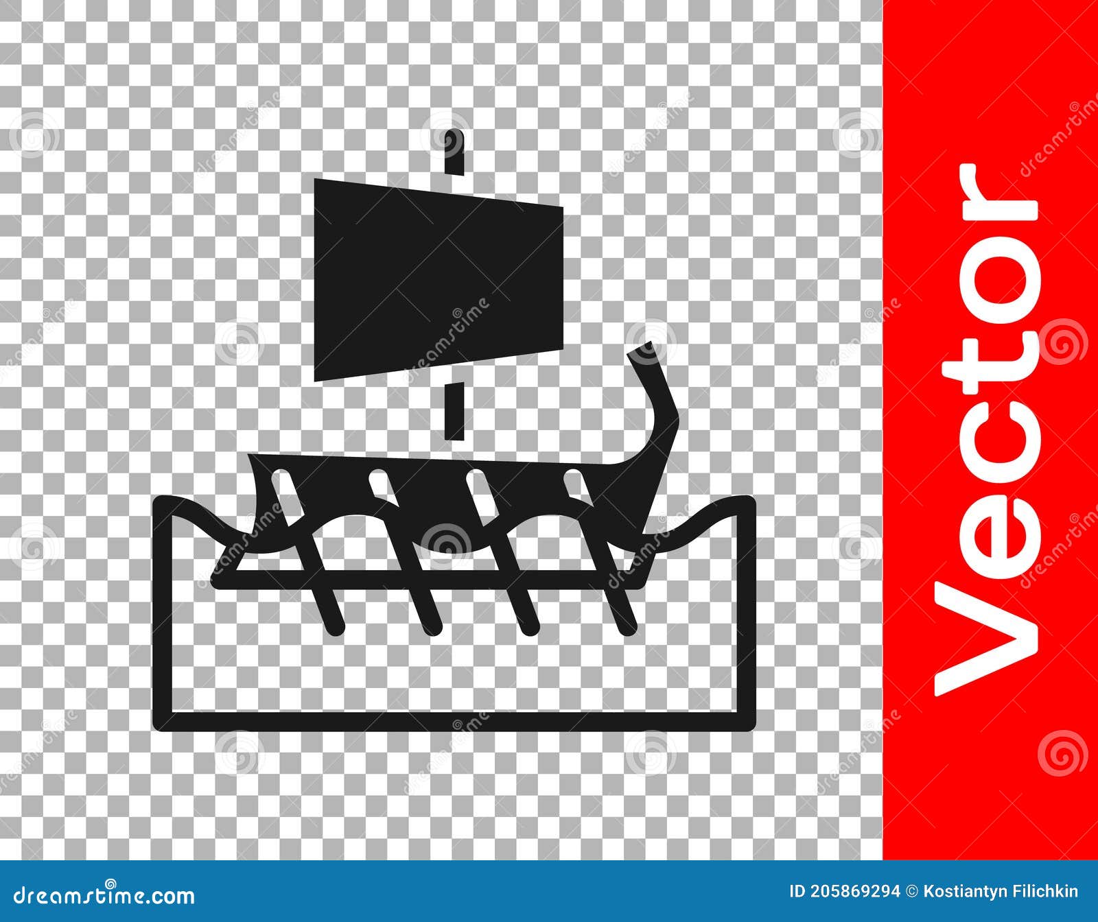 Trireme Transparent Icon. Trireme Symbol Design From Nautical Co Vector ...