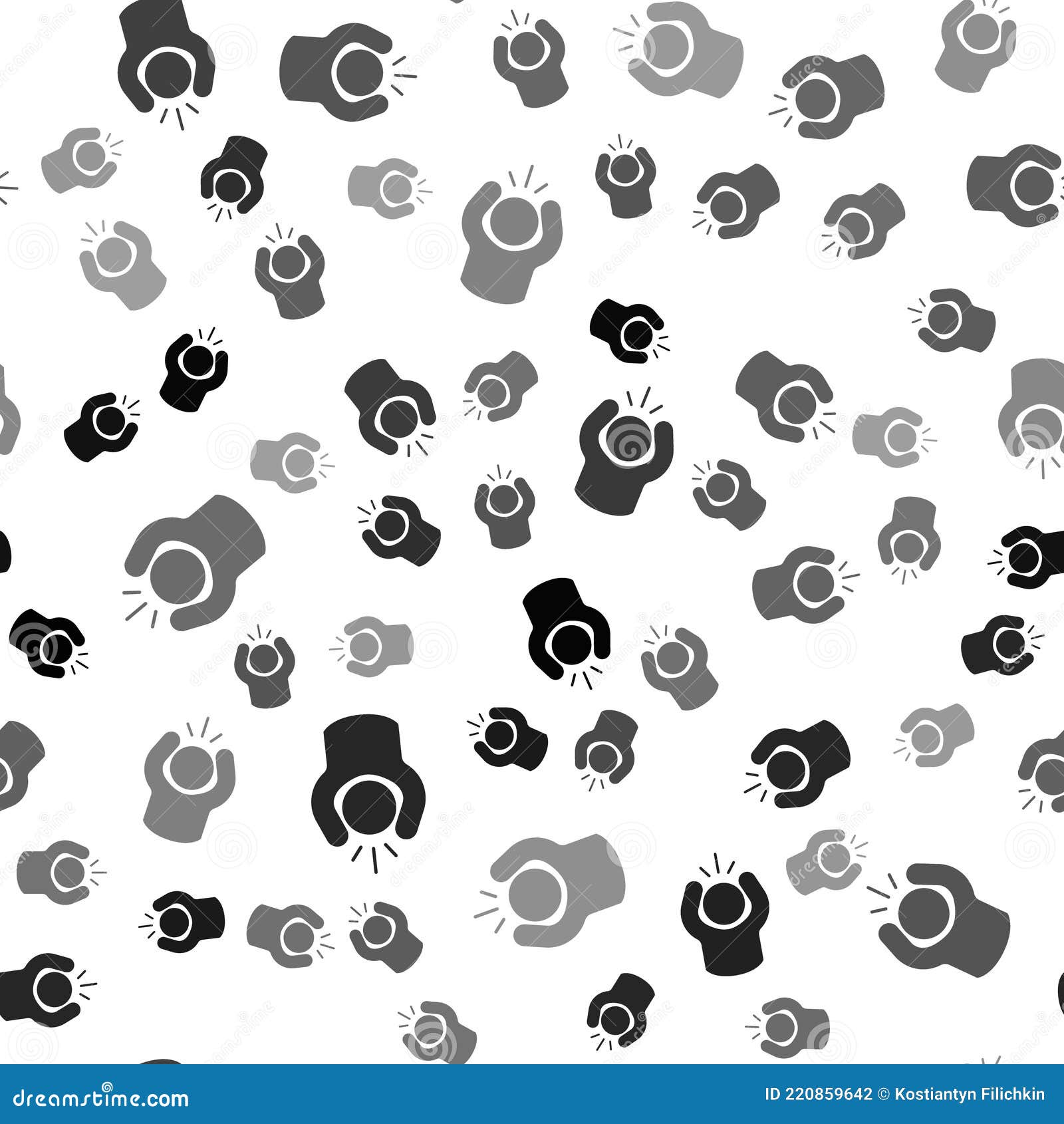 Anger Red Pattern Seamless. Evil Background. Vector Texture ...