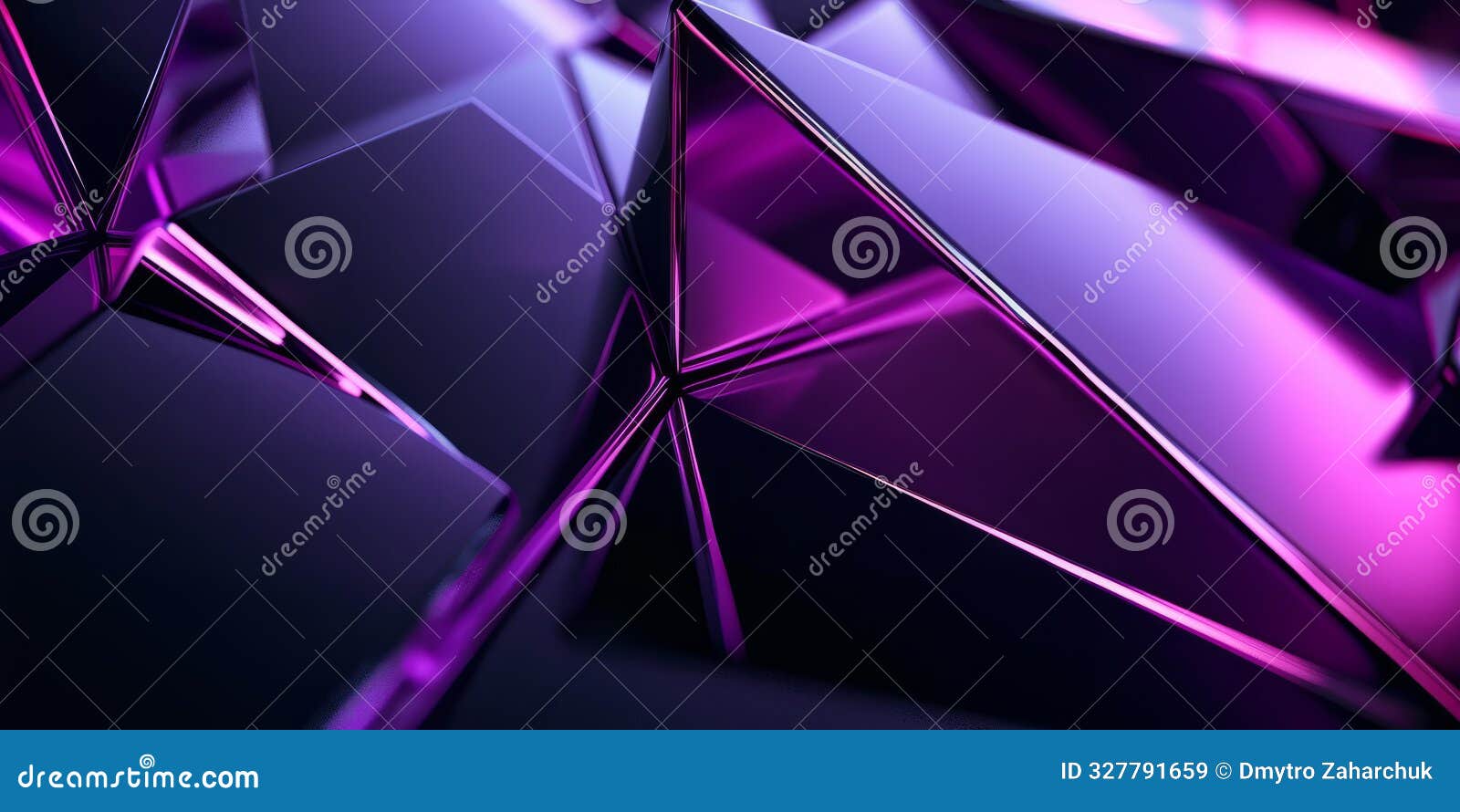Black Angular Shapes and Lines, Dark Purple Gradient Background and ...