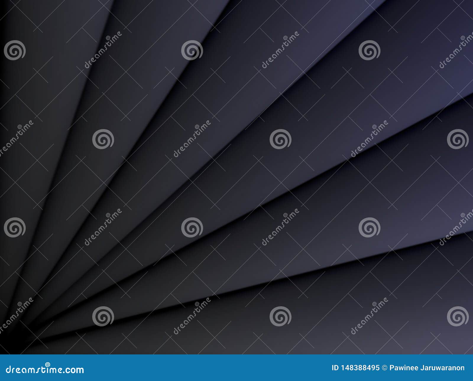 Black Angular Triangles Pattern. Paper Cut Design Concept Background ...