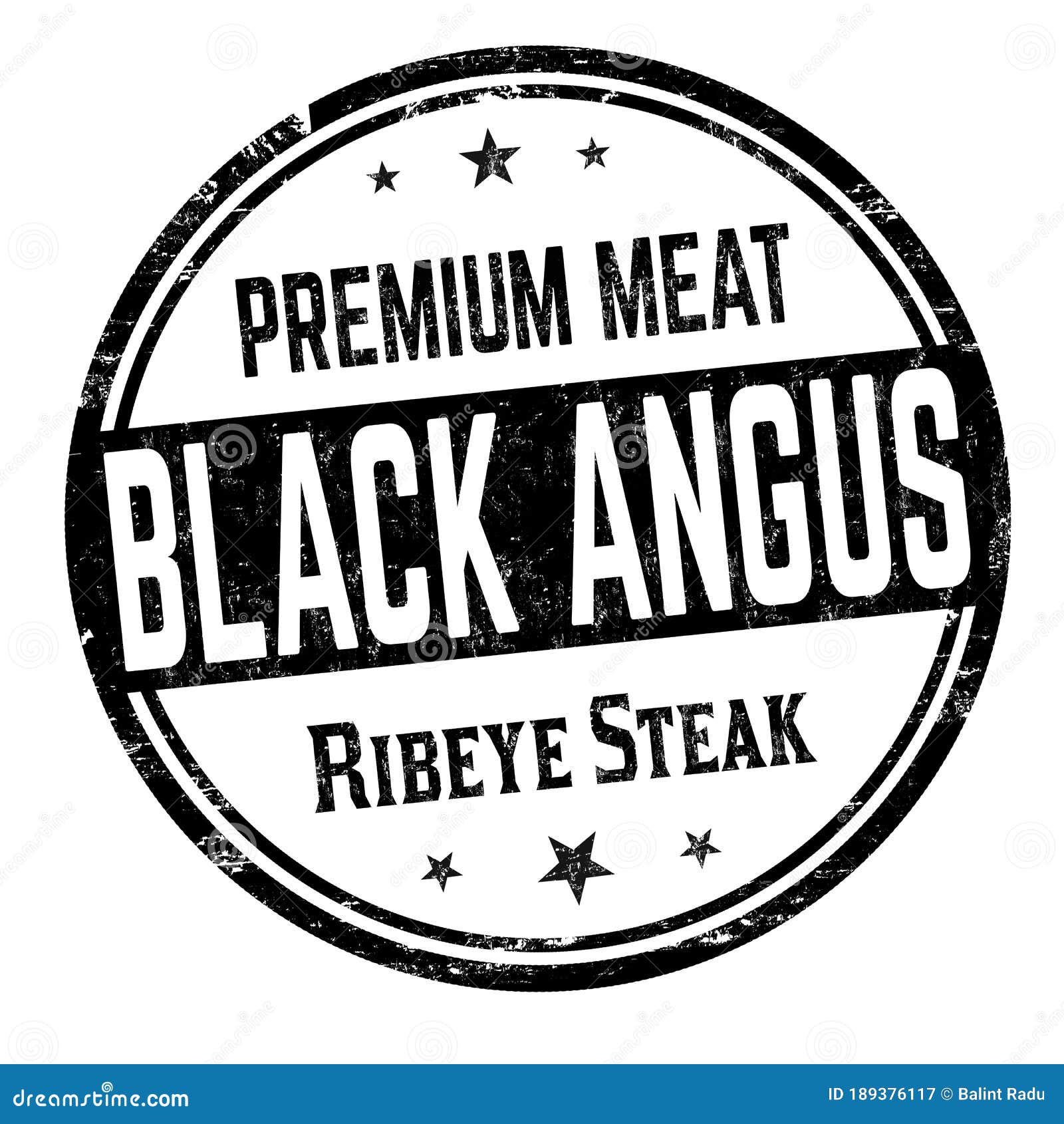 Black Angus Grunge Rubber Stamp Stock Vector - Illustration of retro ...