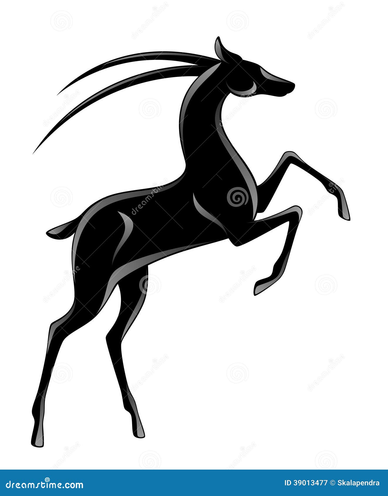 Springbok Outline Stock Illustrations – 93 Springbok Outline Stock ...