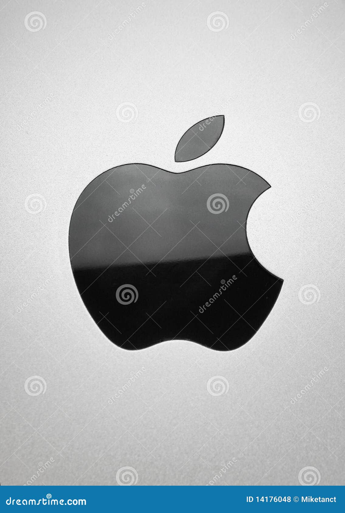 The black Apple editorial stock photo. Image of corporate - 14176048