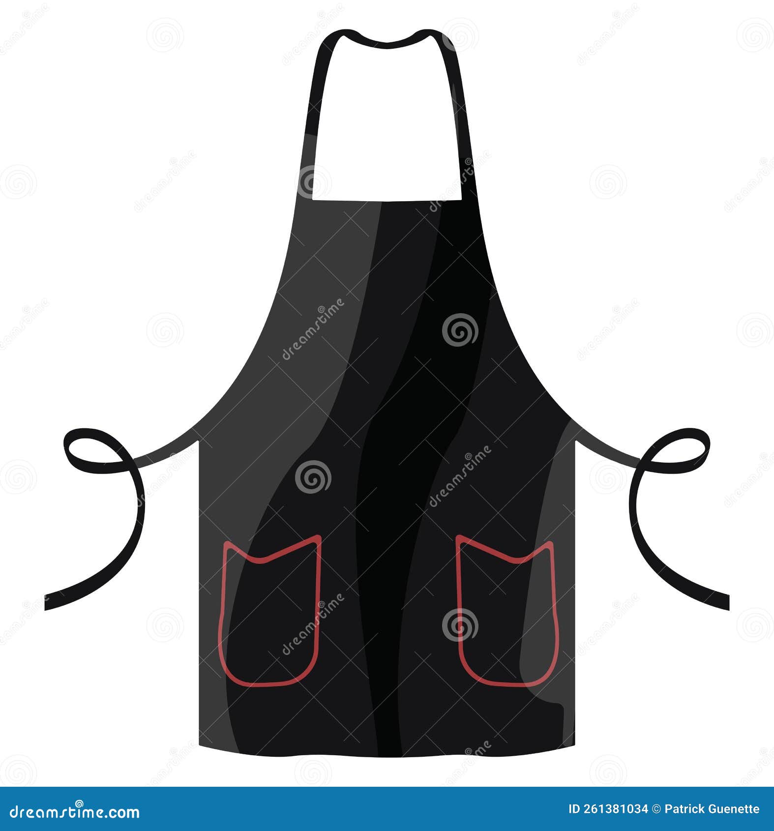 Black Apron Restaurant Logo Design Cartoon Vector | CartoonDealer.com ...