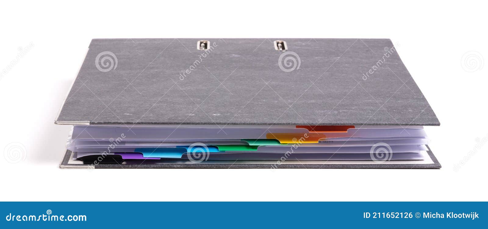 Black Archive Business Folder Stock Photo - Image of letter, security ...