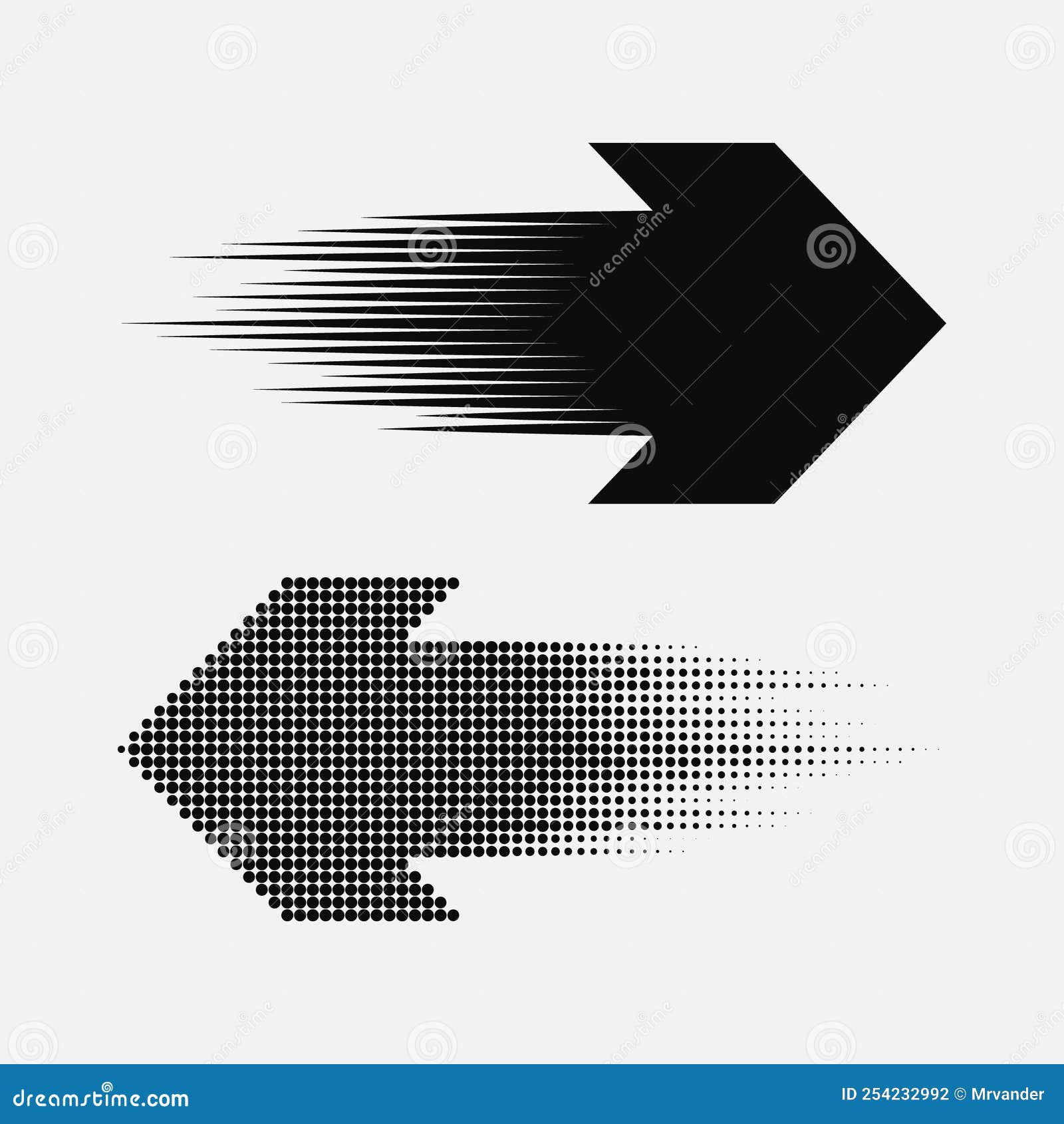 Black Arrow Icon, Logo. Abstract Vector Design Stock Vector ...