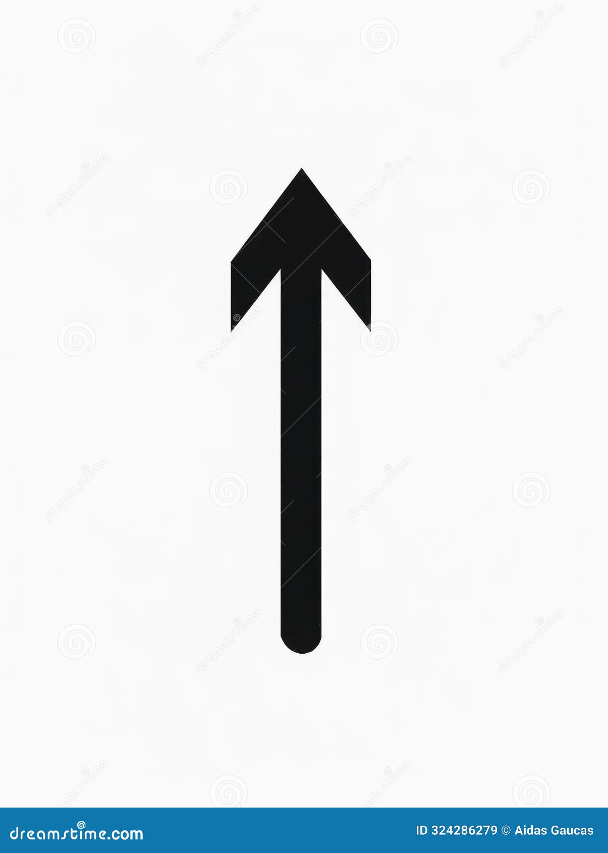 Black Arrow Pointing Down Shifting Upwards Positive Change Stock ...