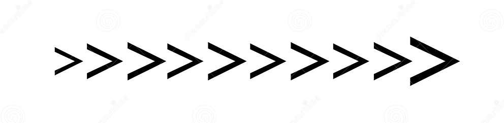 Black Arrow Pointing Right. Arrow Shape Element Stock Illustration ...