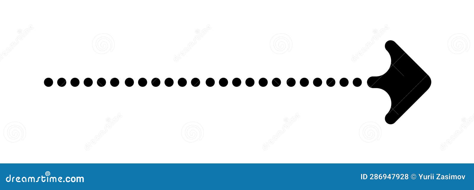 Black Arrow Pointing Right. Arrow Shape Element Stock Vector ...