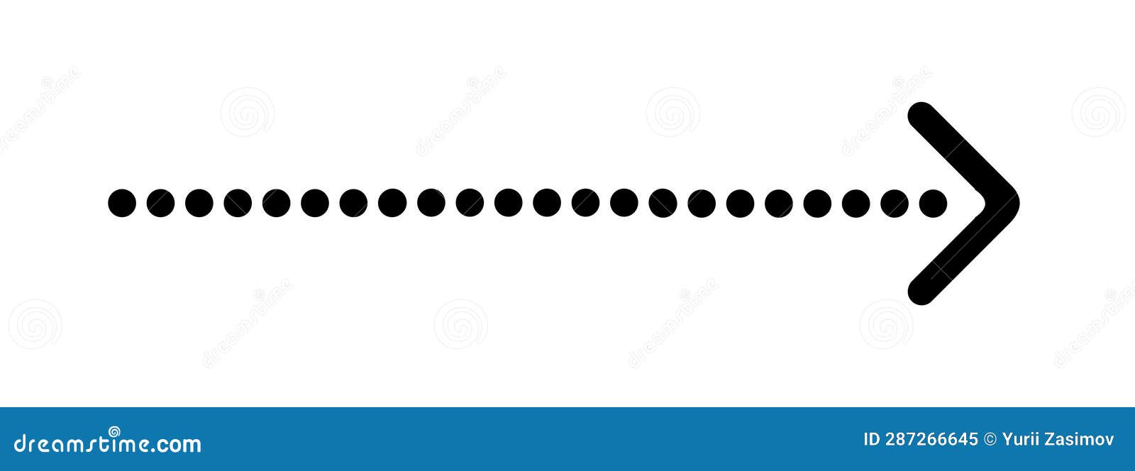 Black Arrow Pointing Right. Arrow Shape Element Stock Illustration ...