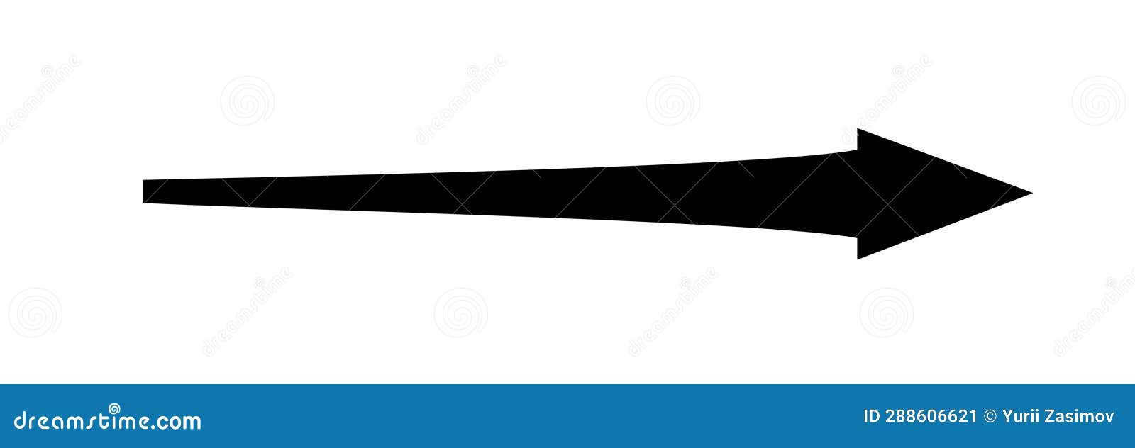 Black Arrow Pointing Right. Arrow Shape Element Stock Vector ...