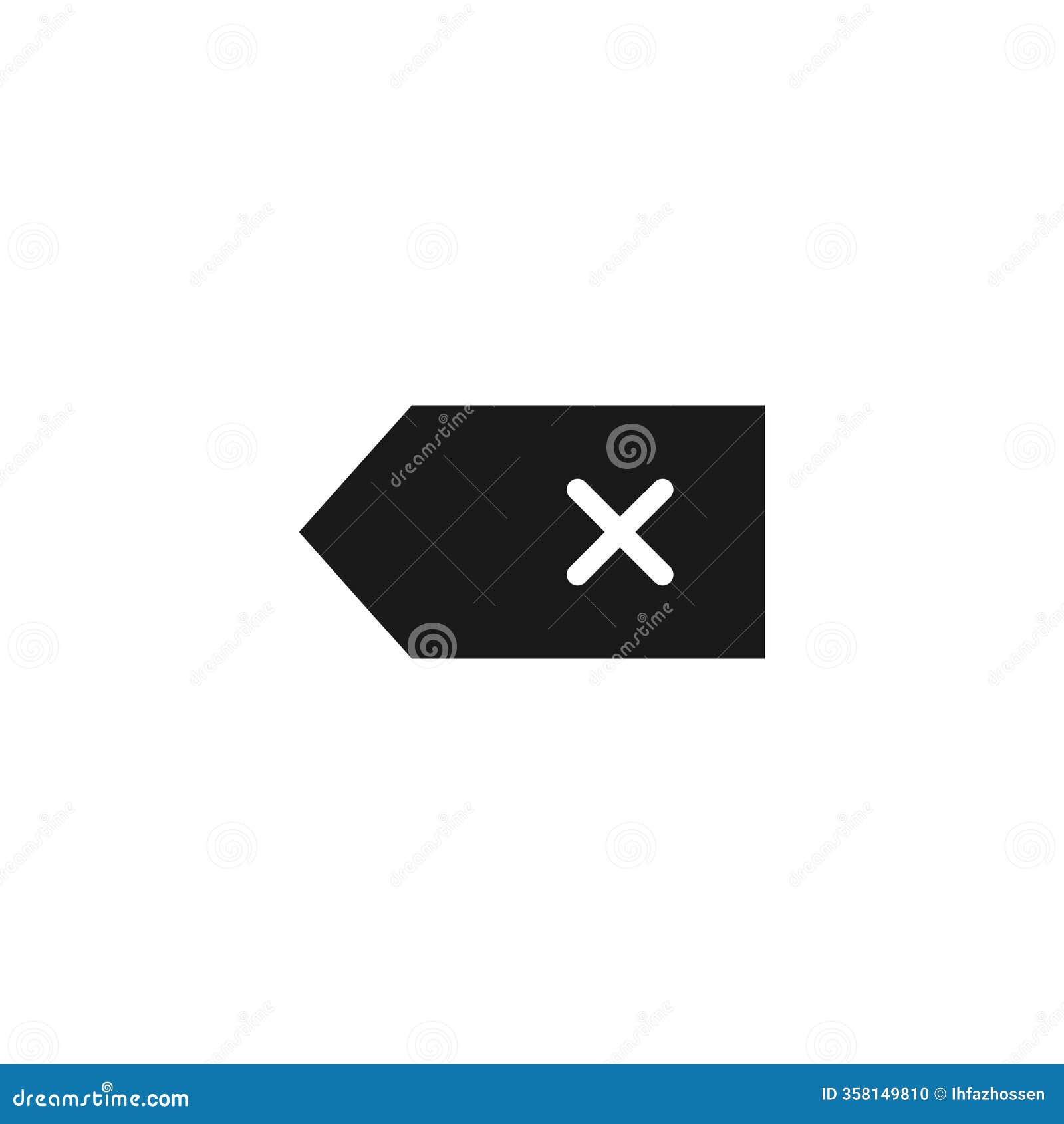 Backspace Icon. Delete Icon. Remove Icon. Stock Vector - Illustration ...
