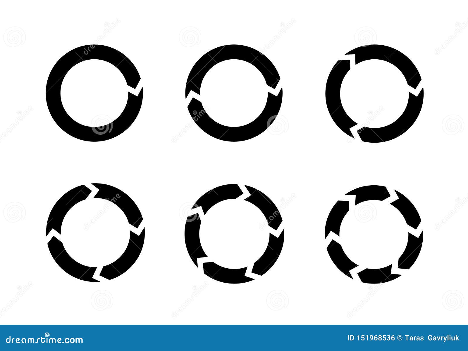 Black Arrows in Circular Motion Stock Vector - Illustration of element ... Black Arrows in Circular Motion Stock Vector - Illustration of element ...