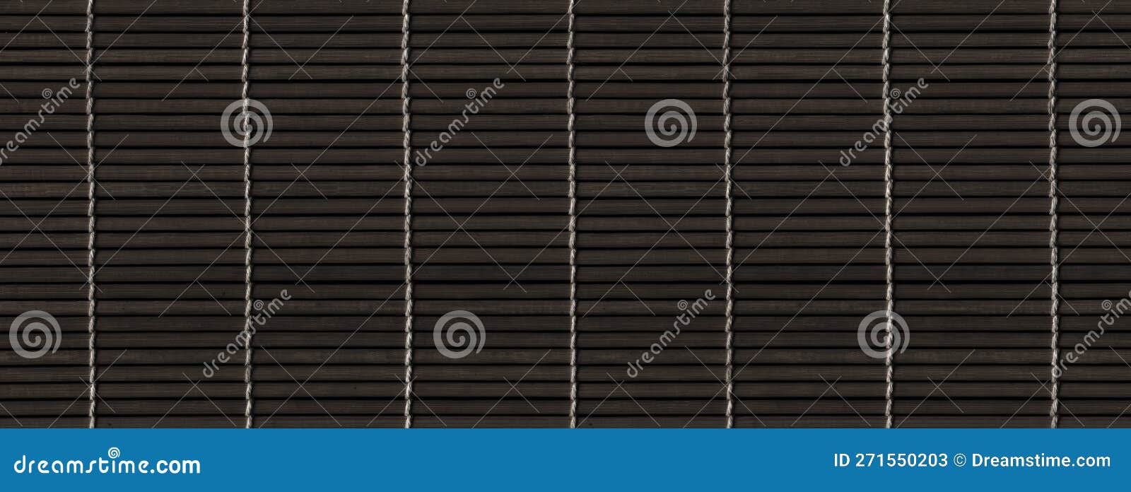 Black Asian Bamboo Mat Texture. Banner Background Stock Image - Image ...