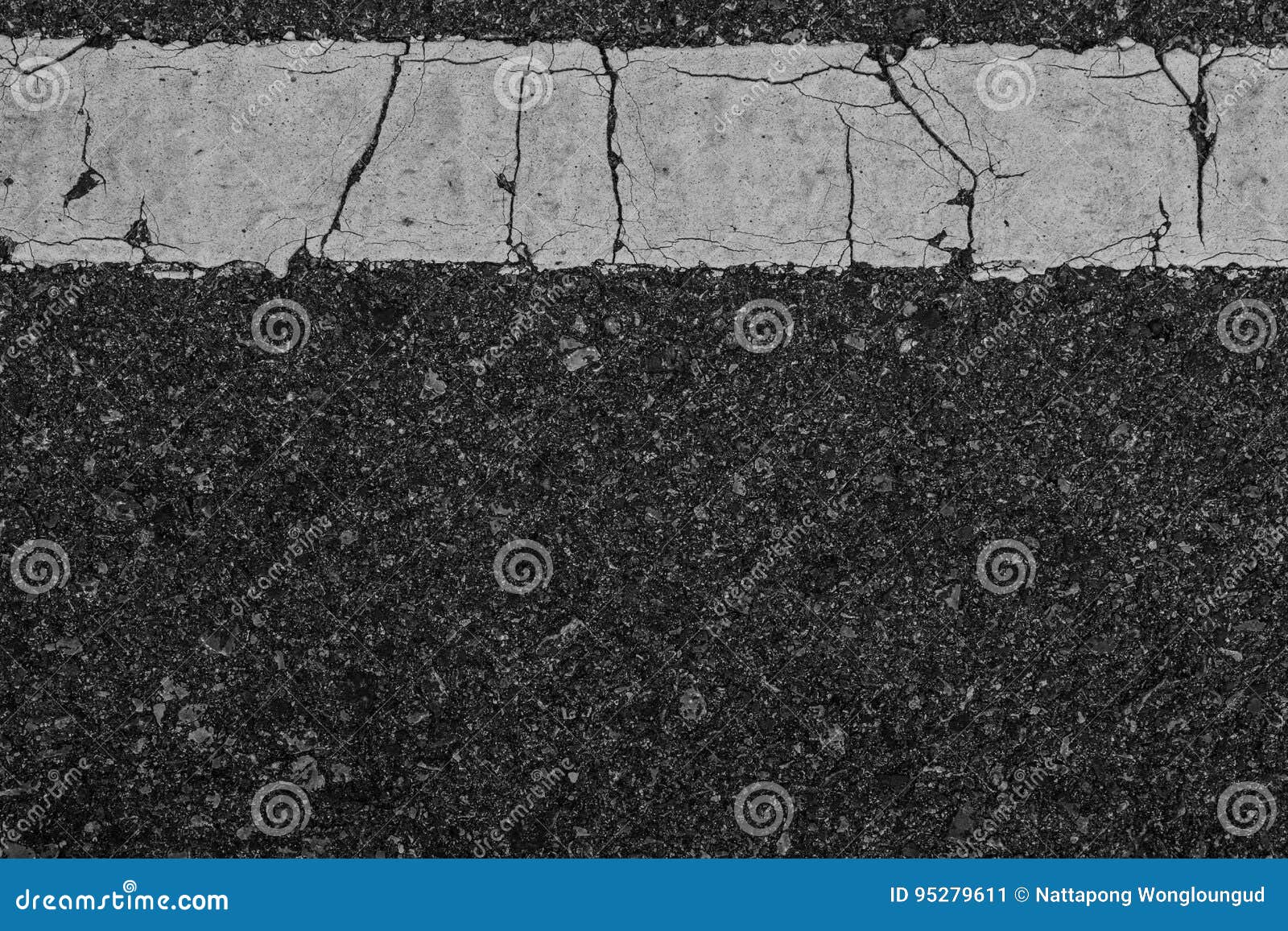 Black Asphalt Road Texture Line White. Stock Image - Image of space ...