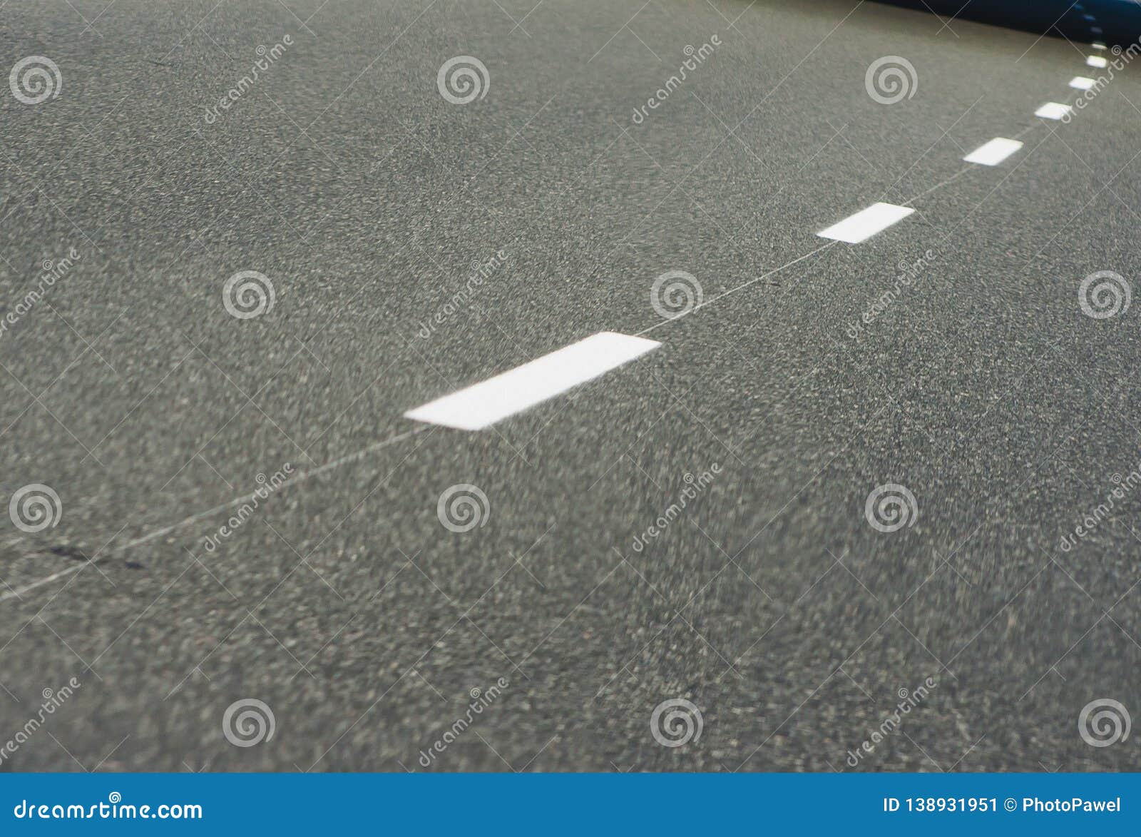 White Dividing Line On The Asphalt Road Royalty-Free Stock Photo ...