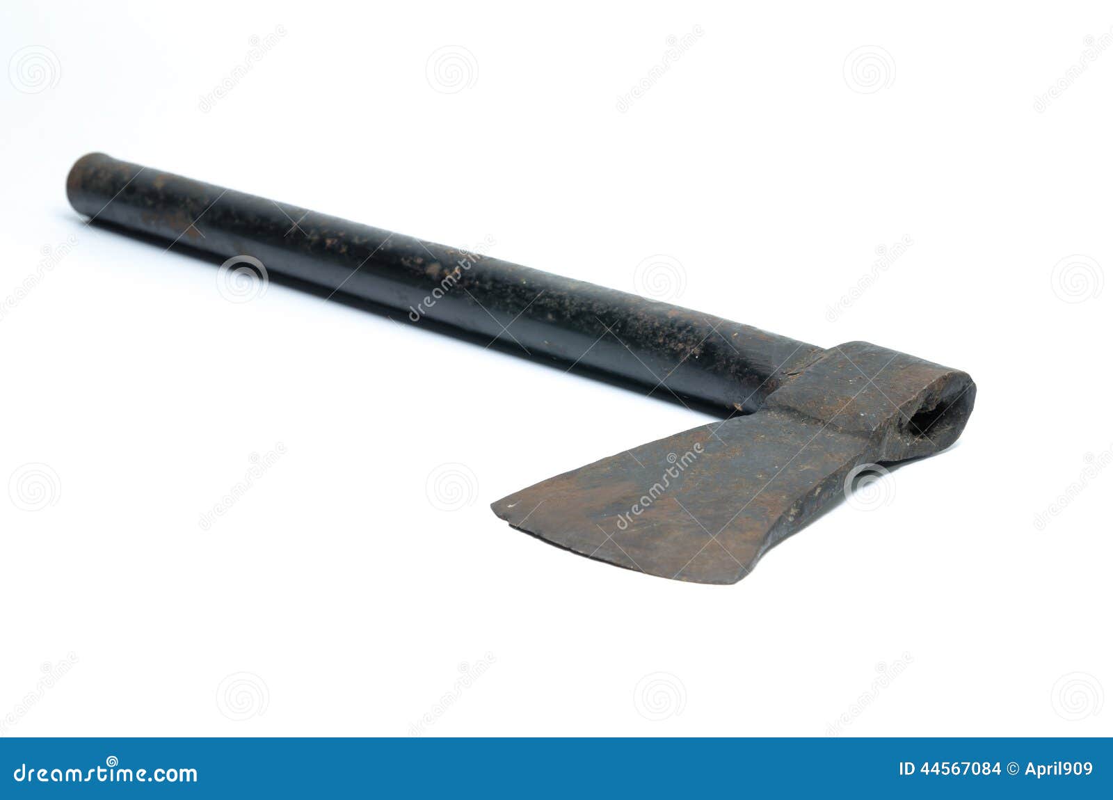 Black Axe Isolated on White Background Stock Photo - Image of industry ...