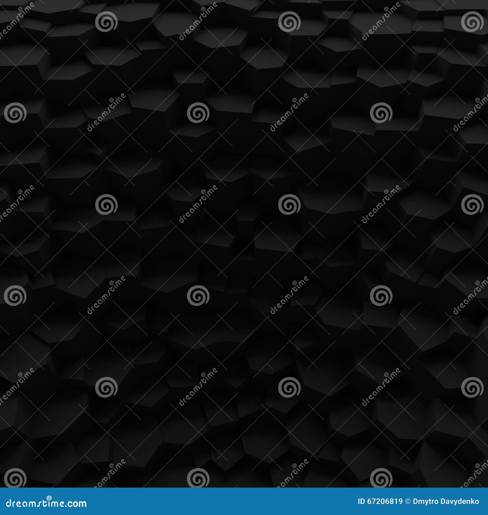 Black Backdrop. Geometric Color Abstract Polygons, As Crack Wall Stock ...