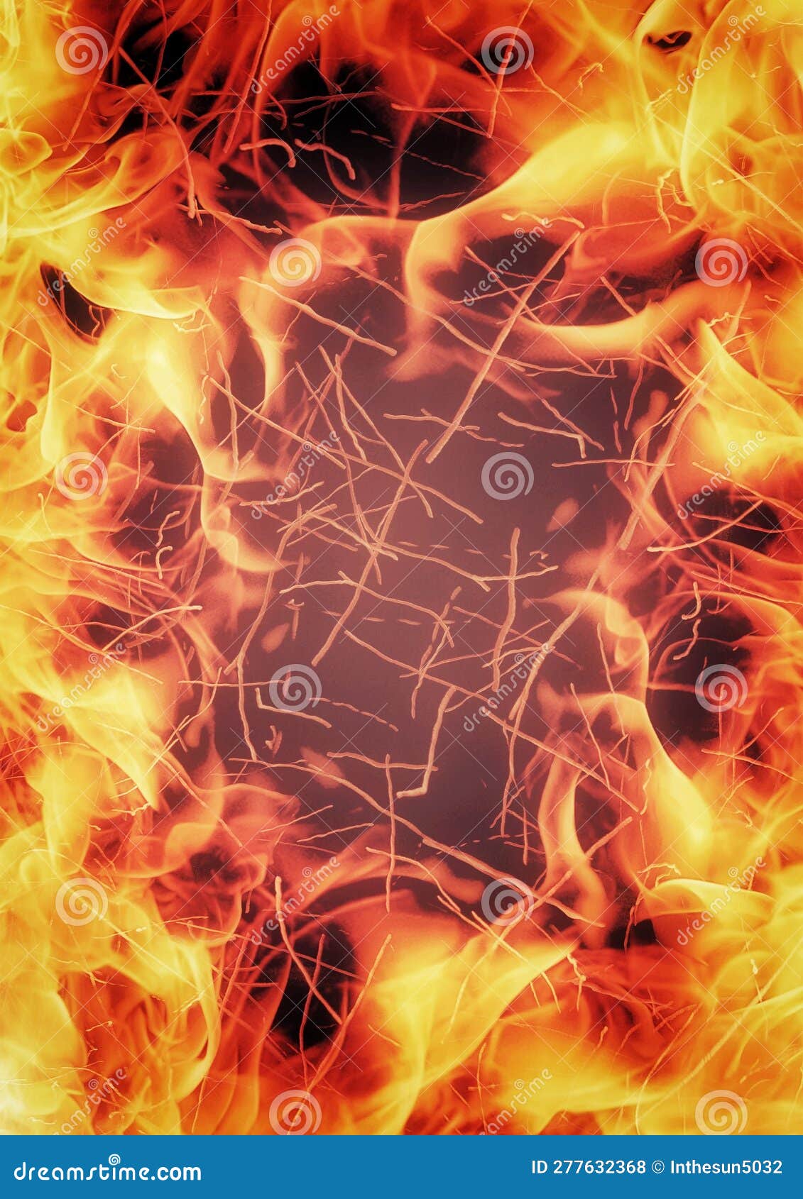 Burning Abstract Fire Flame and Black Background Stock Photo - Image of ...
