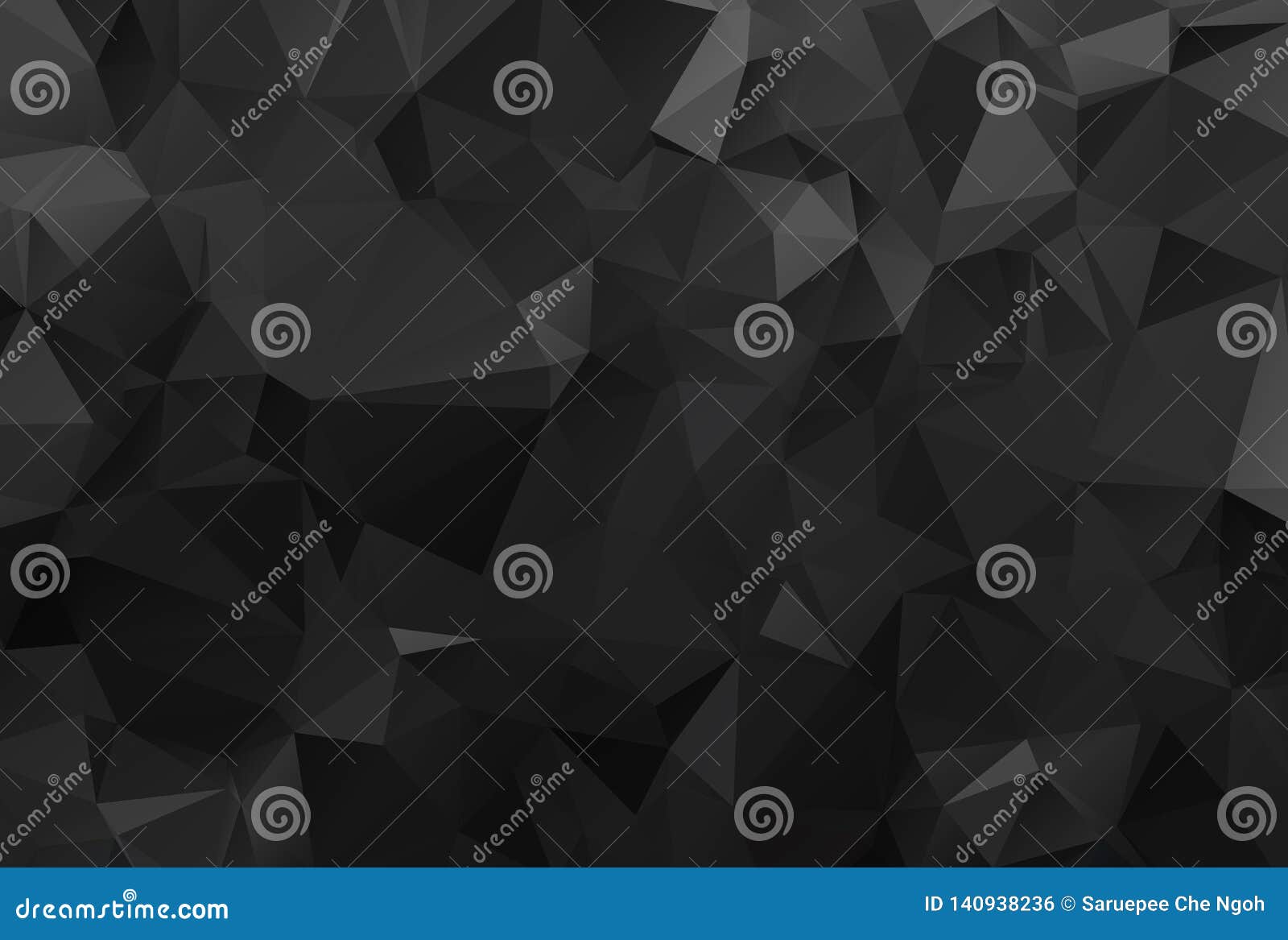 Black Background. Abstract Triangle Black Texture Stock Vector ...