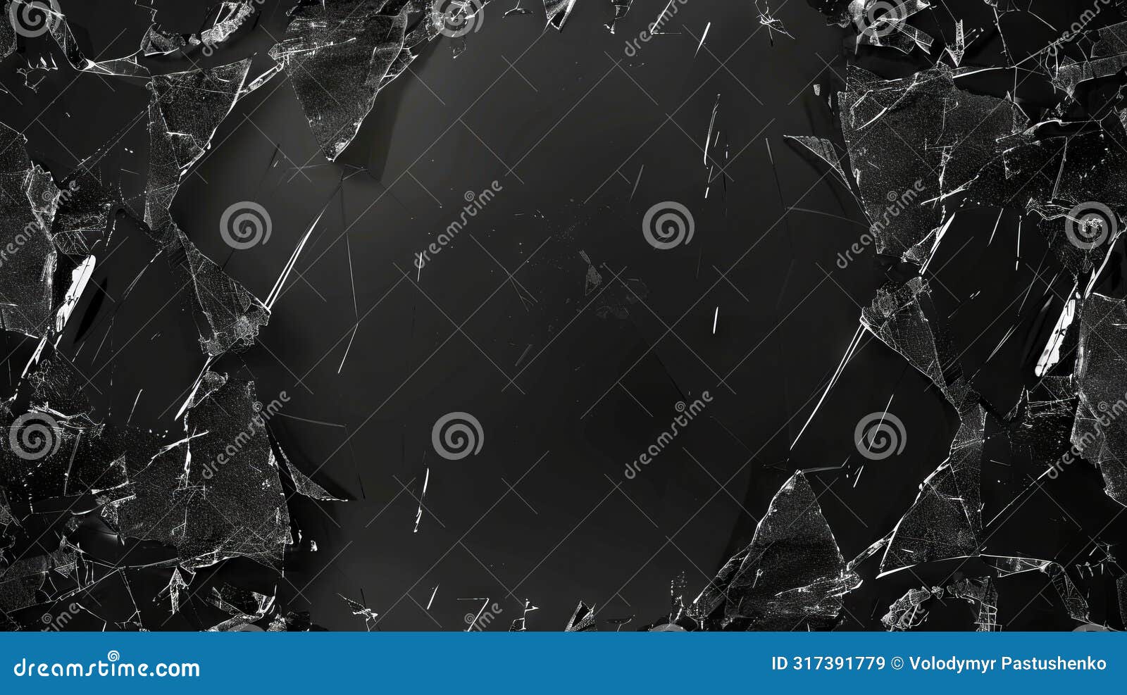 A Black Background with a Broken Glass Stock Image - Image of break ...
