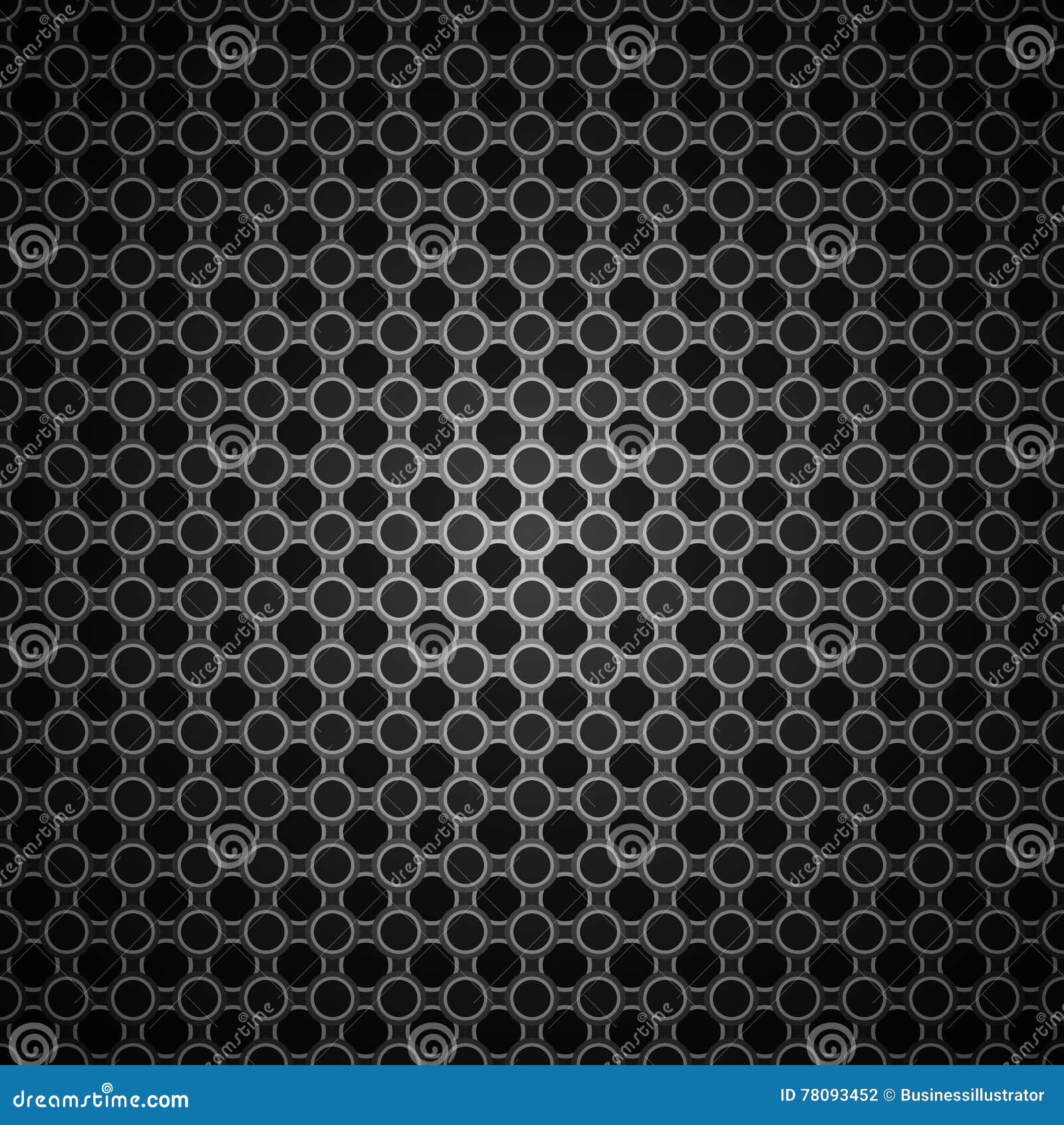 Black Background Of Circle Pattern Texture Vector Illustration ...