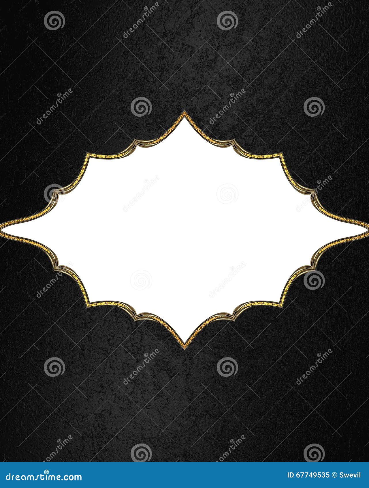 Black Background with Frame. Element for Design. Template for Design ...