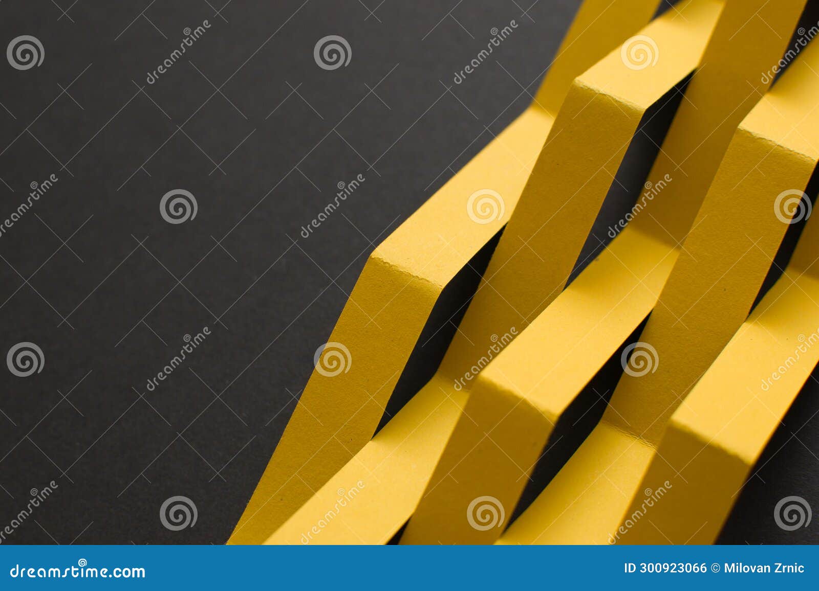 Black Background with Geometric Yellow Shapes, Copy Space Stock Photo ...