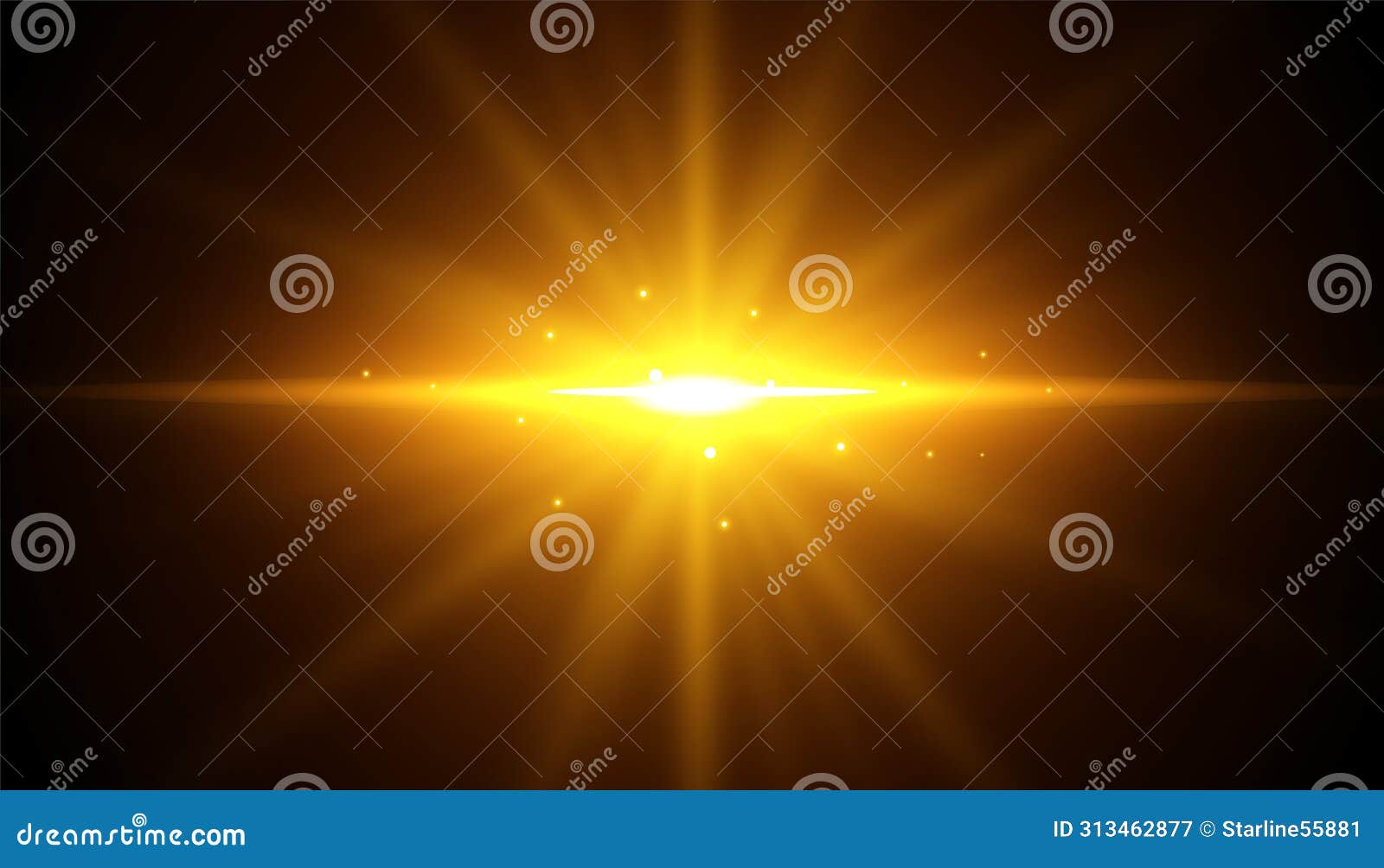 Black Background with Glowing Light Rays Effect Design Vector Stock ...