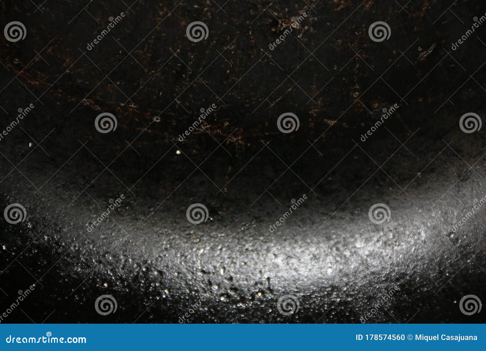 Black Background with Grey Textures and Light Reflections Stock Photo ...