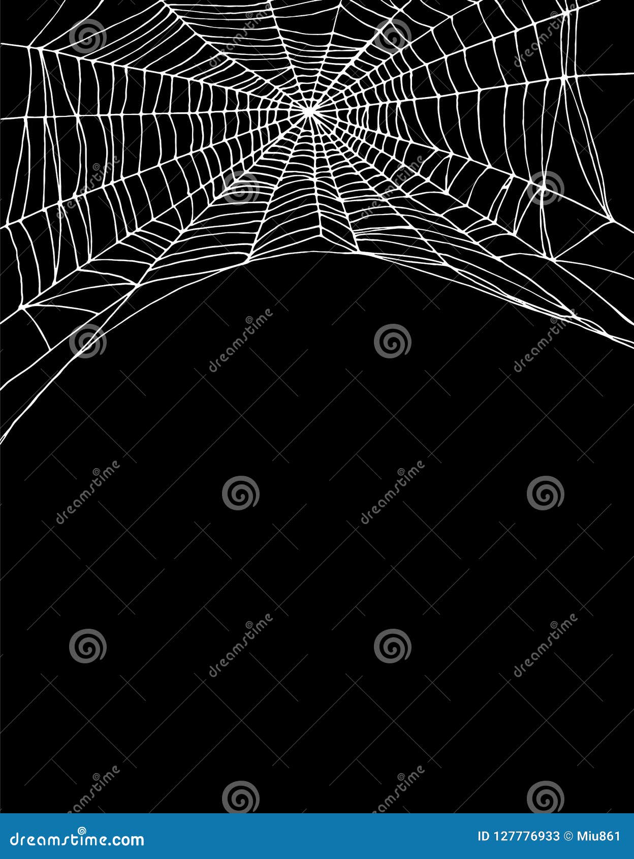 Irregular Realistic Spider Webs In Different Shapes For Halloween ...