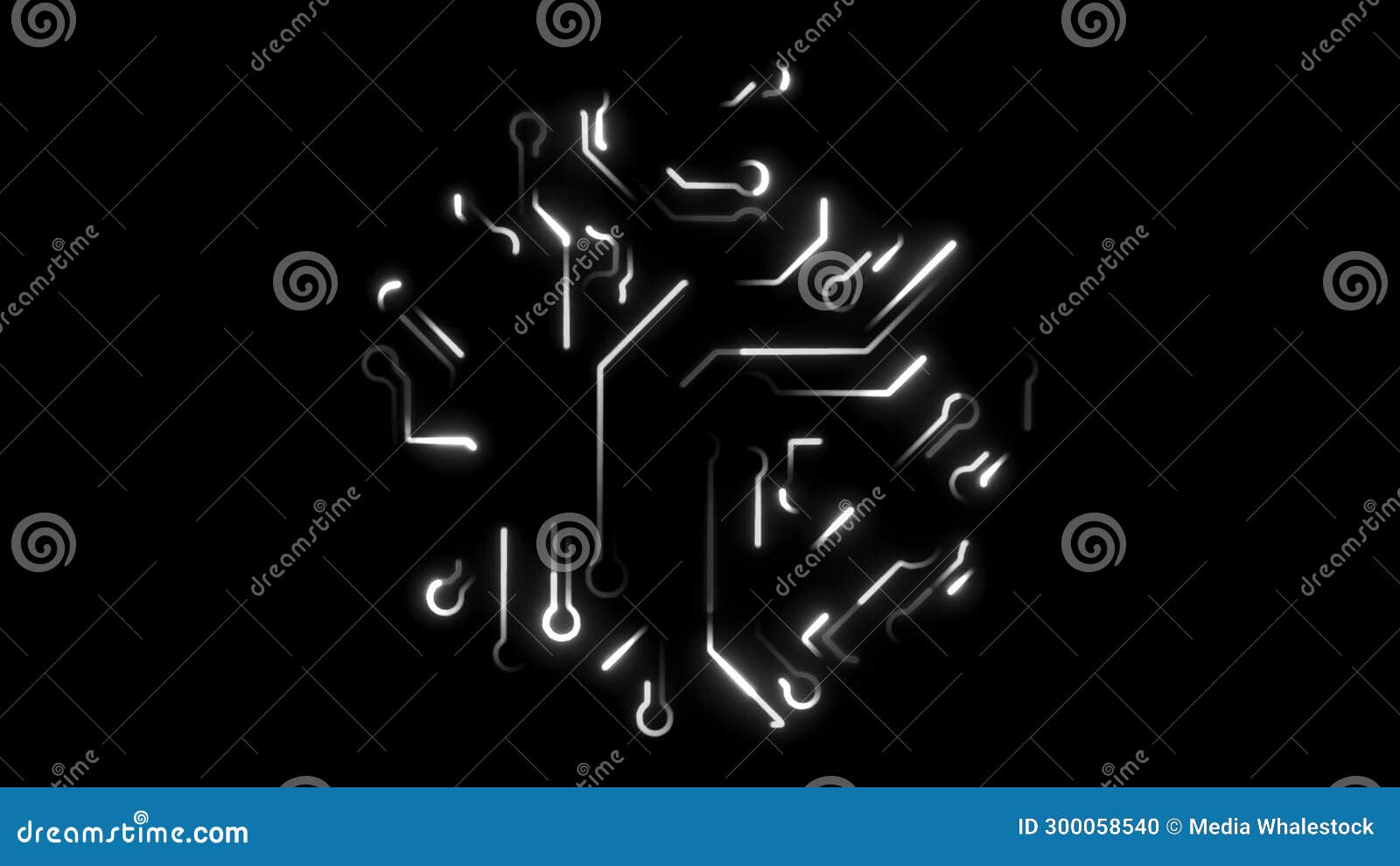 Black Background. Motion.White Light that Creates Different Patterns in ...