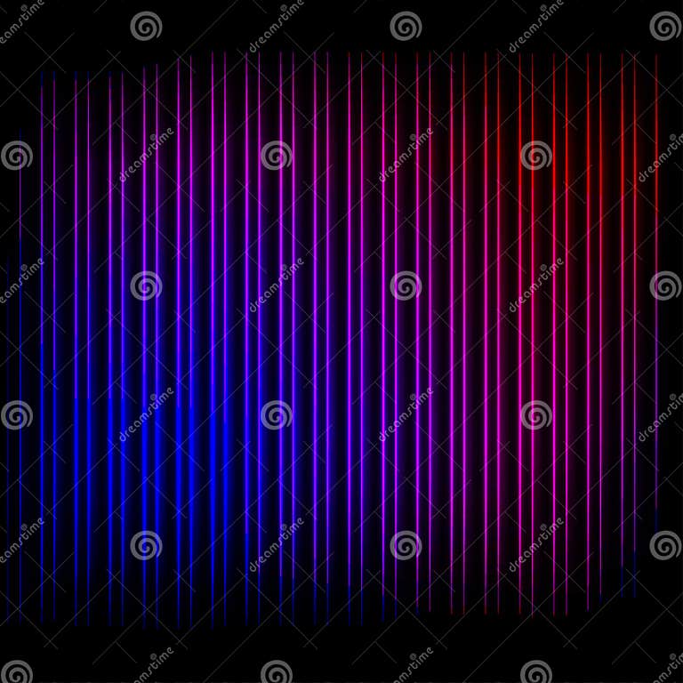 Black Background with Neon Lines Stock Vector - Illustration of glow ...