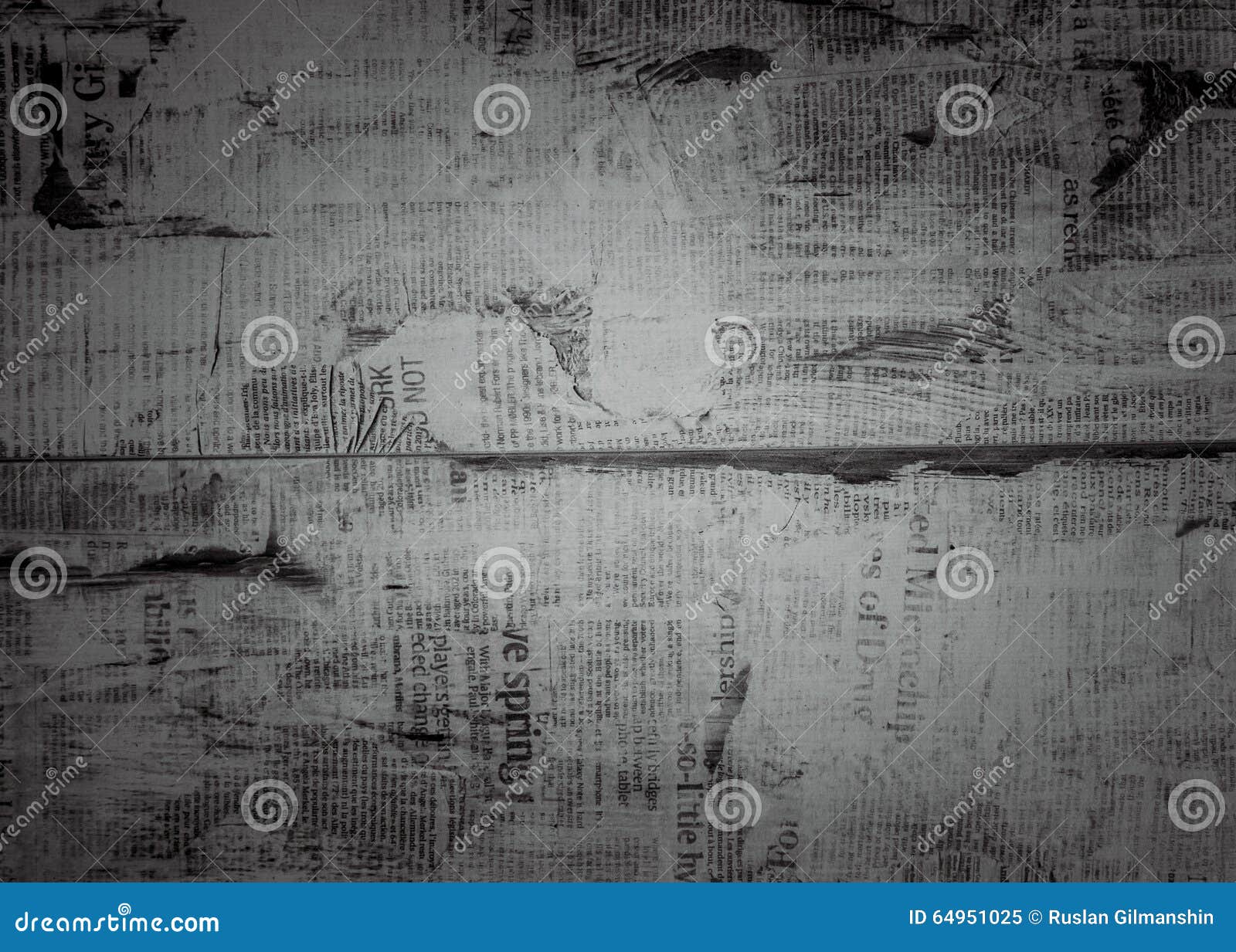 Newspaper Background Texture