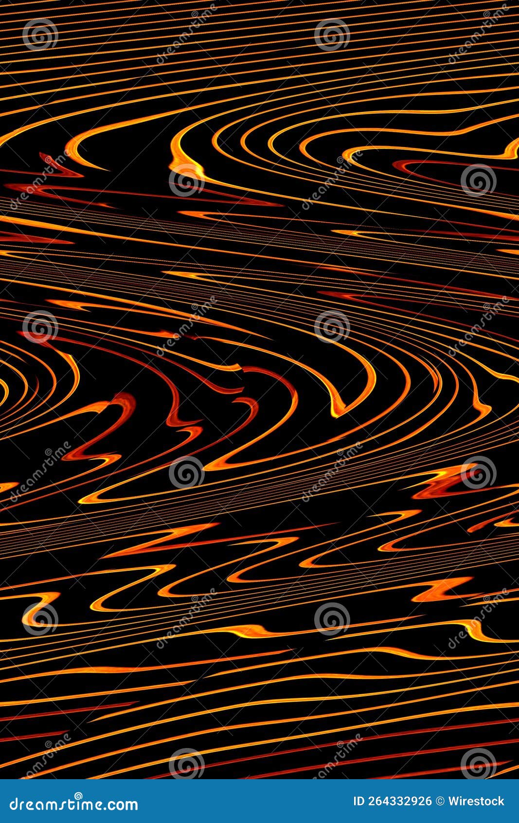 Black Background with Orange and Yellow Swirls Stock Photo - Image of ...