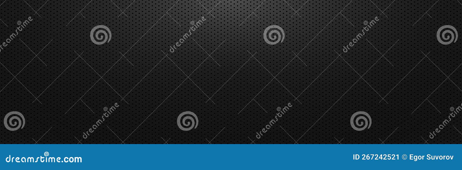Black Background. Perforated Metal Texture. Composite Material with ...
