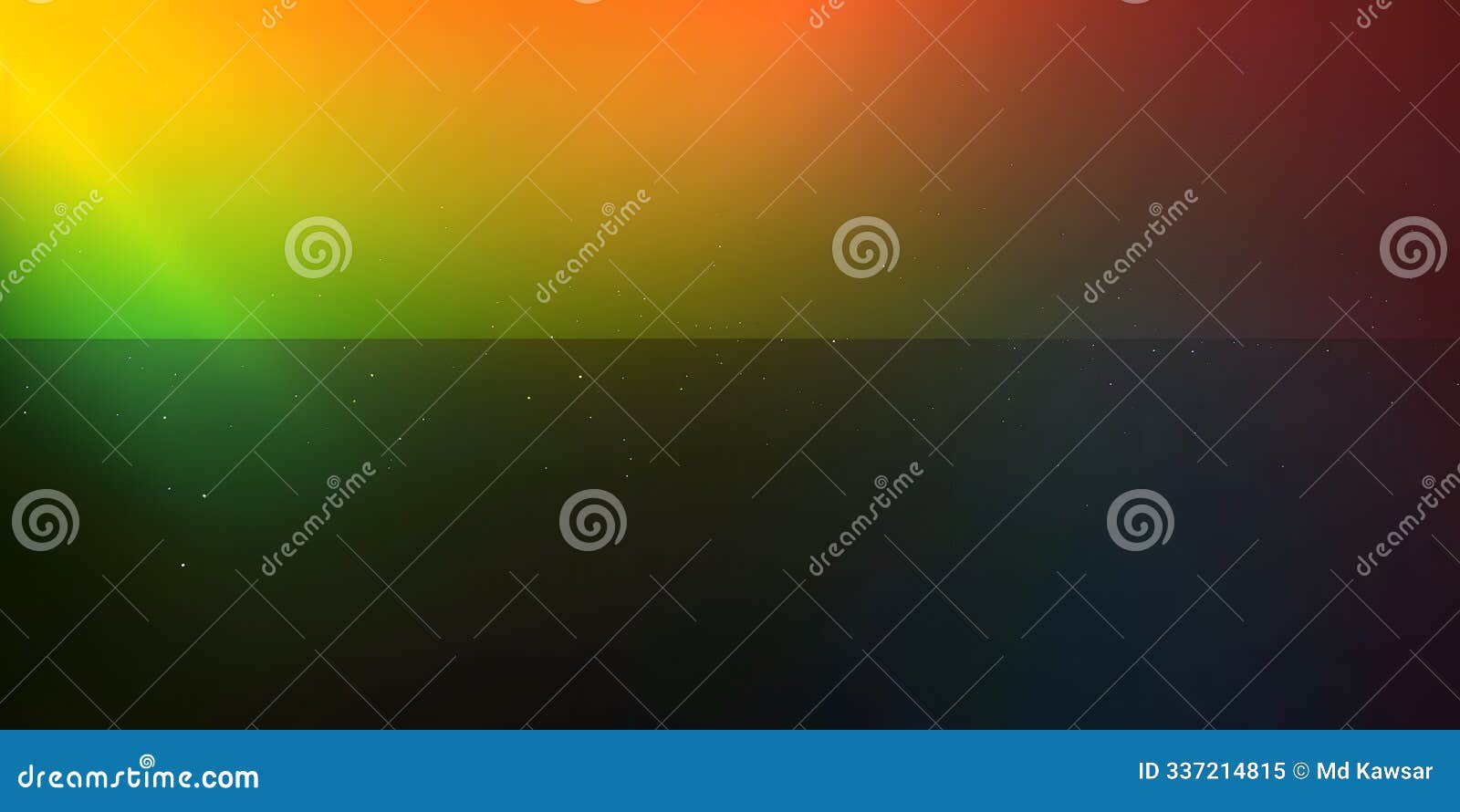 Minimalist Black Background with Rainbow Gradient Stock Illustration ...