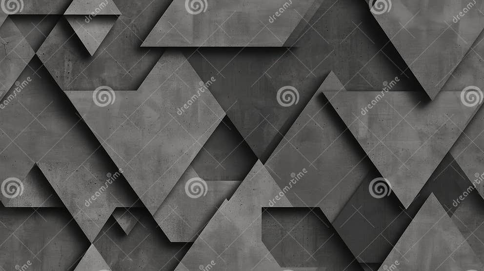 A Black Background with a Repeating Pattern of Triangles with Varying ...
