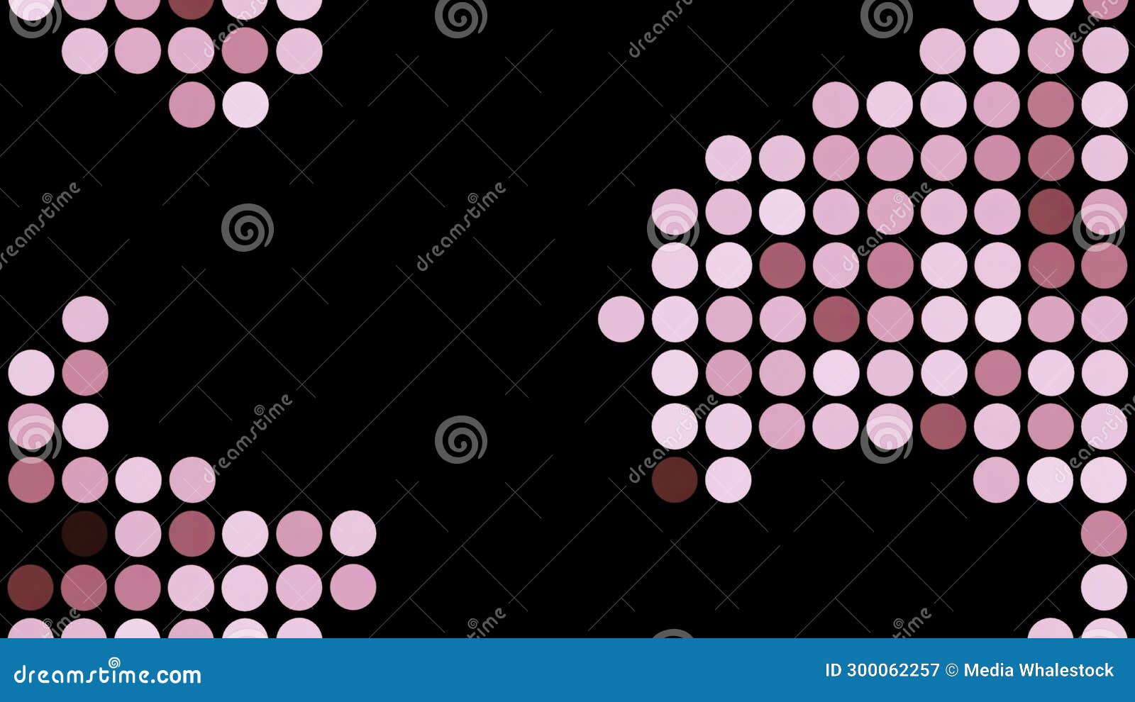 Black Background and Running Animation. Design Stock Illustration ...