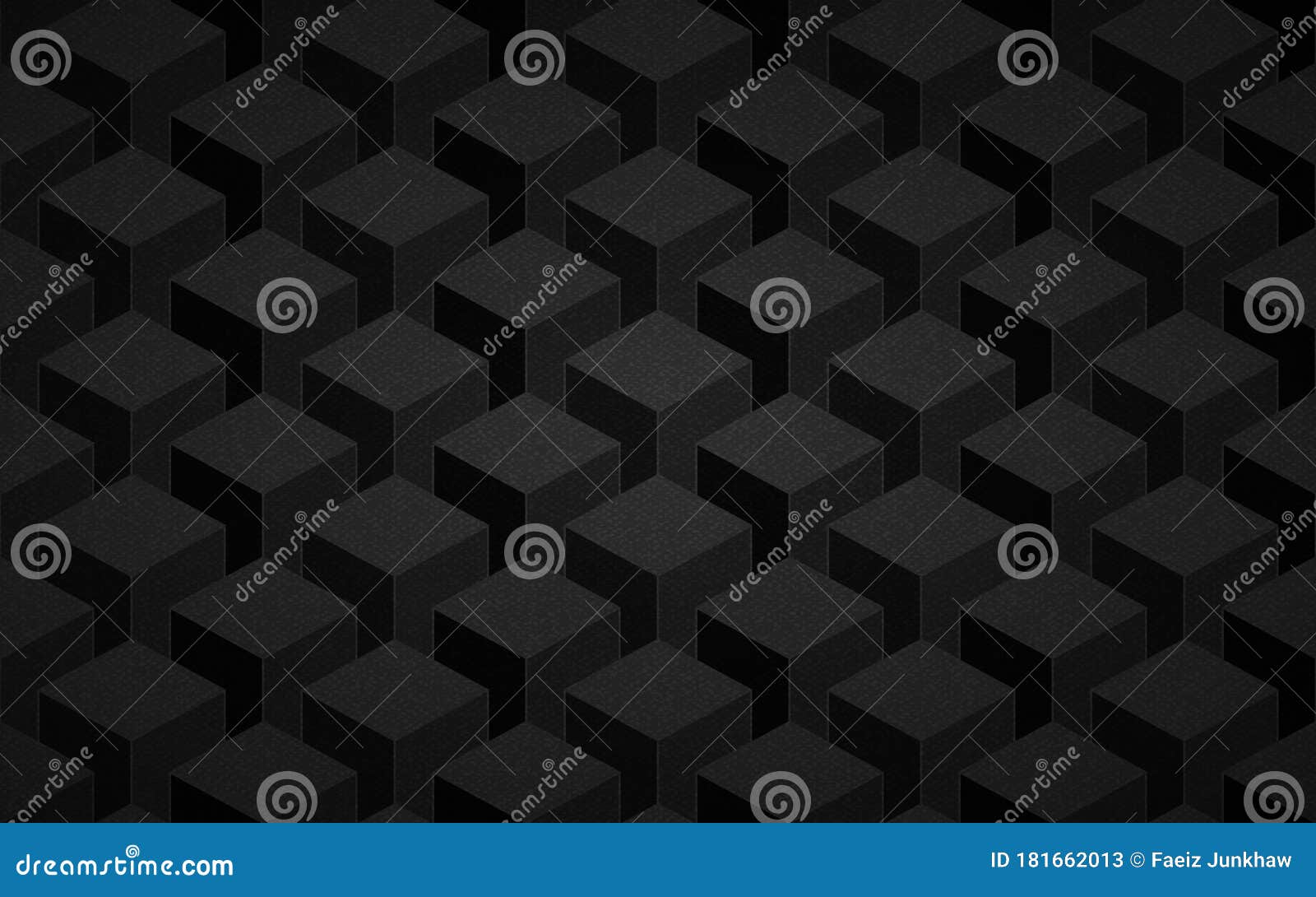 Black Background. Seamless Line Square Pattern Design Stock Vector ...