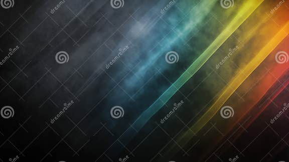 Black Background with Smoke and Light Rays Stock Illustration ...