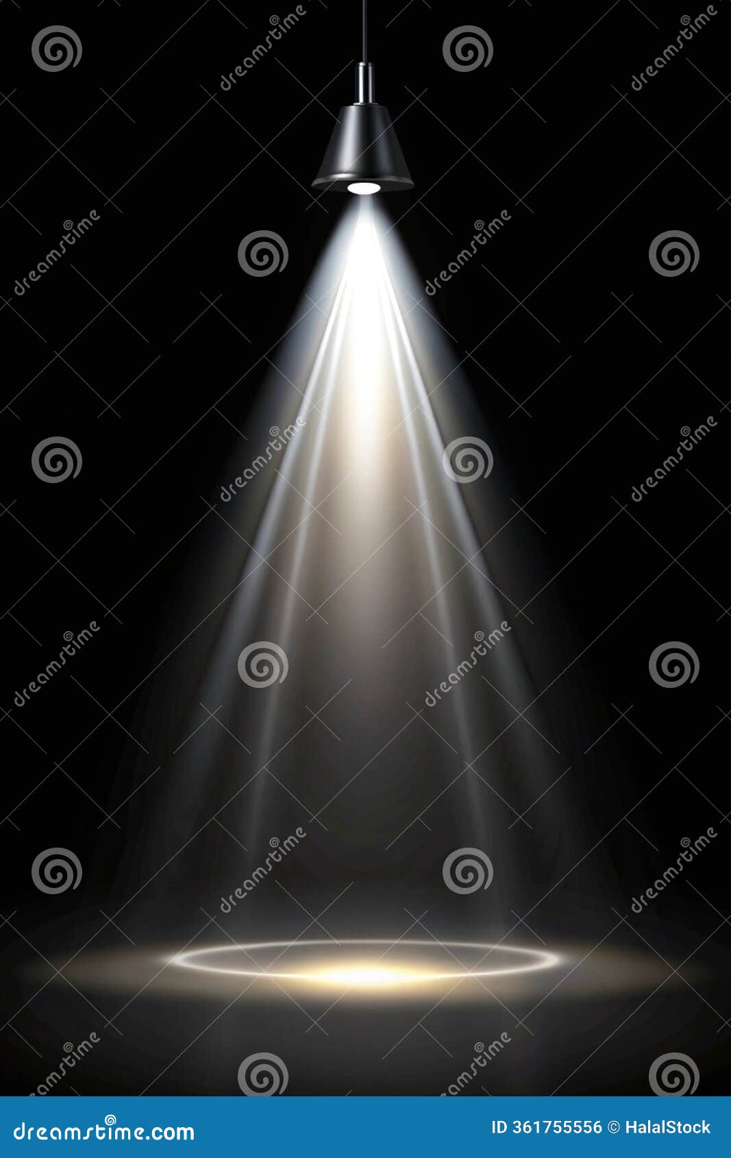 Black Background with Spotlight Effect for Design and Photography Stock ...