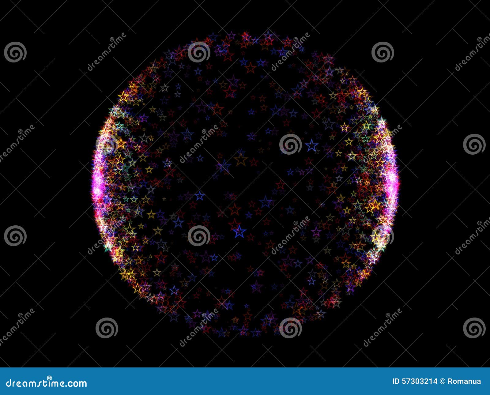Black Background, Star Abstract Stock Illustration - Illustration of ...