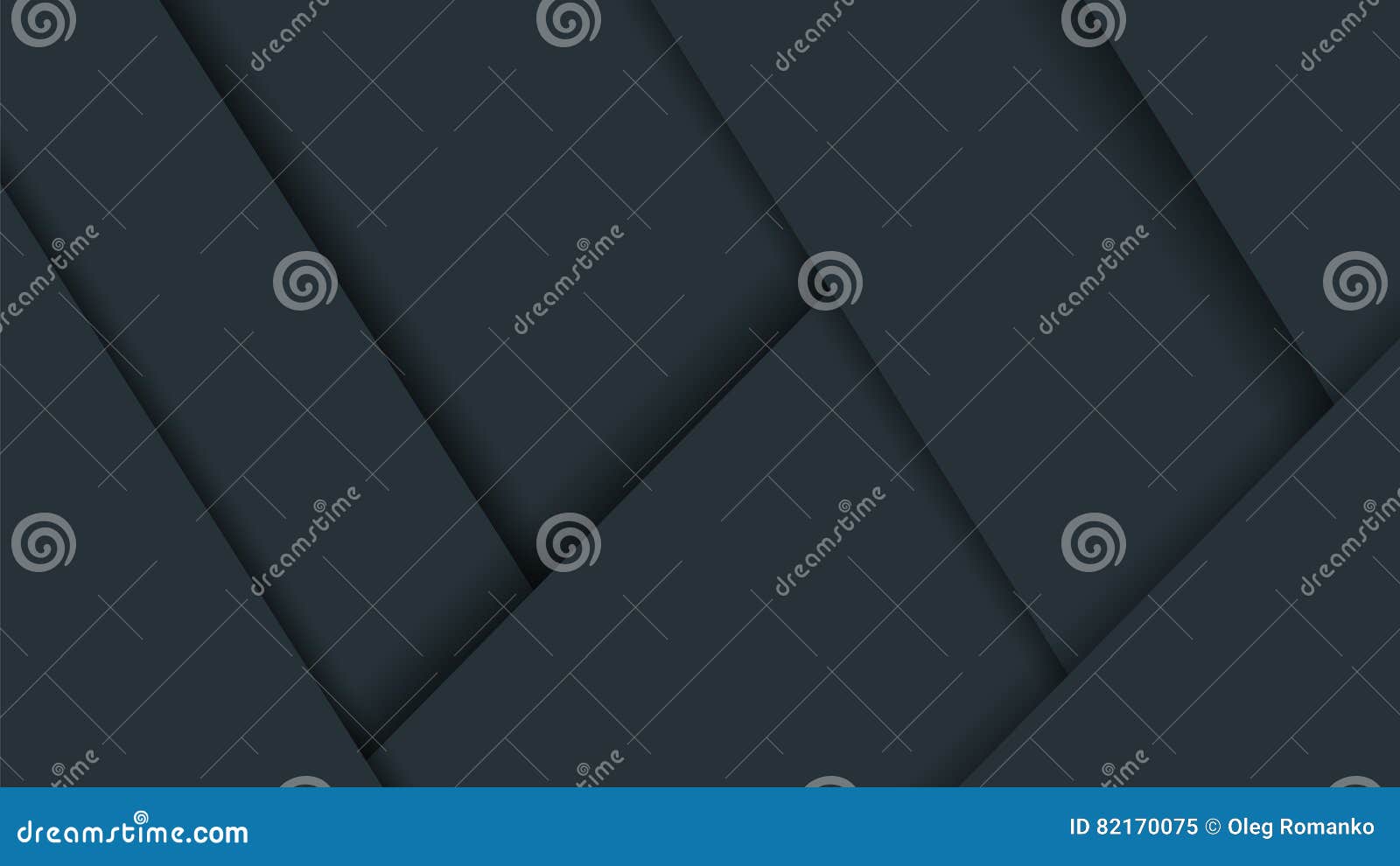 Black Background Template in the Style of the Material Design. Stock ...