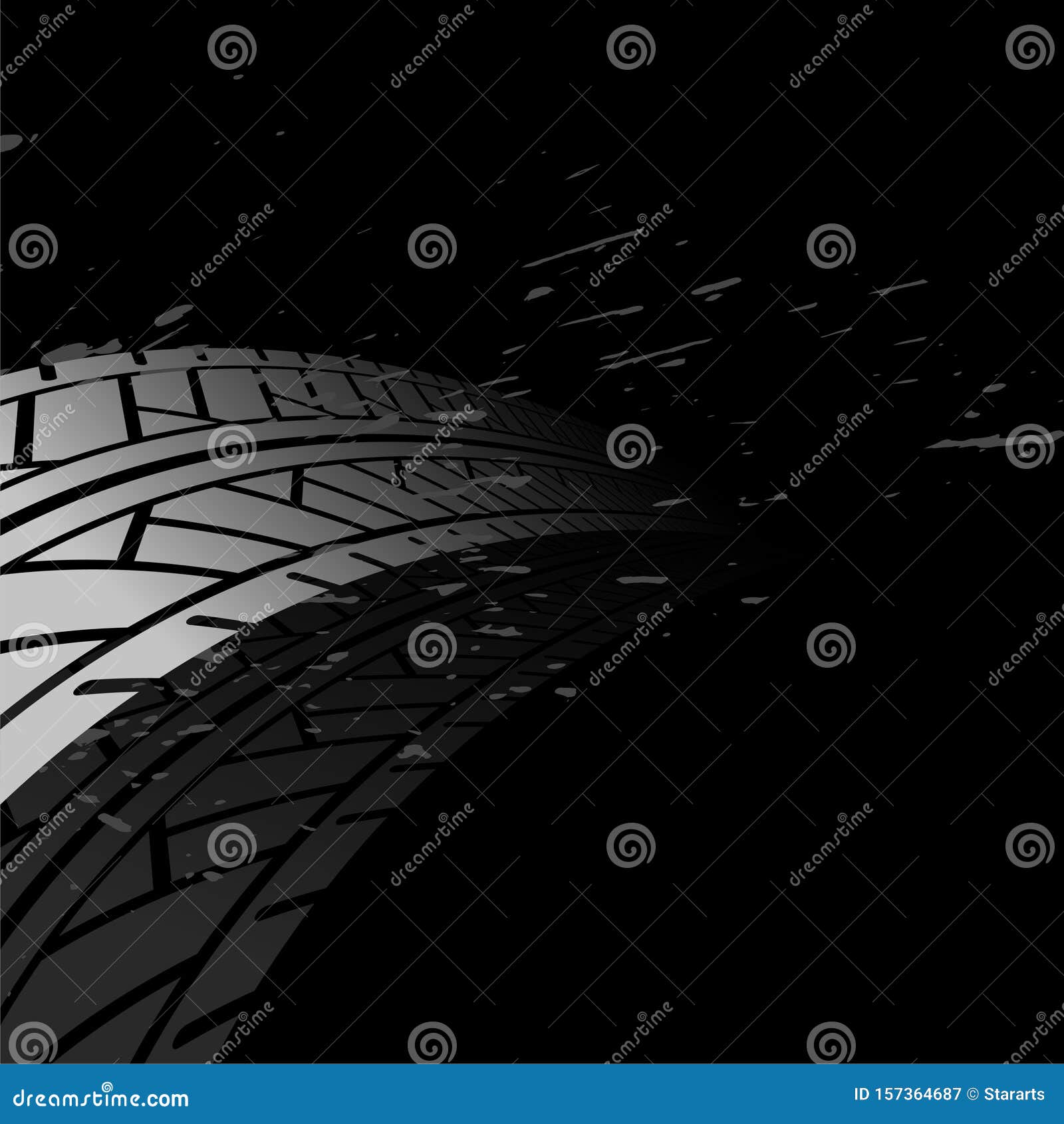 Tire Marks Stock Photo | CartoonDealer.com #3821256