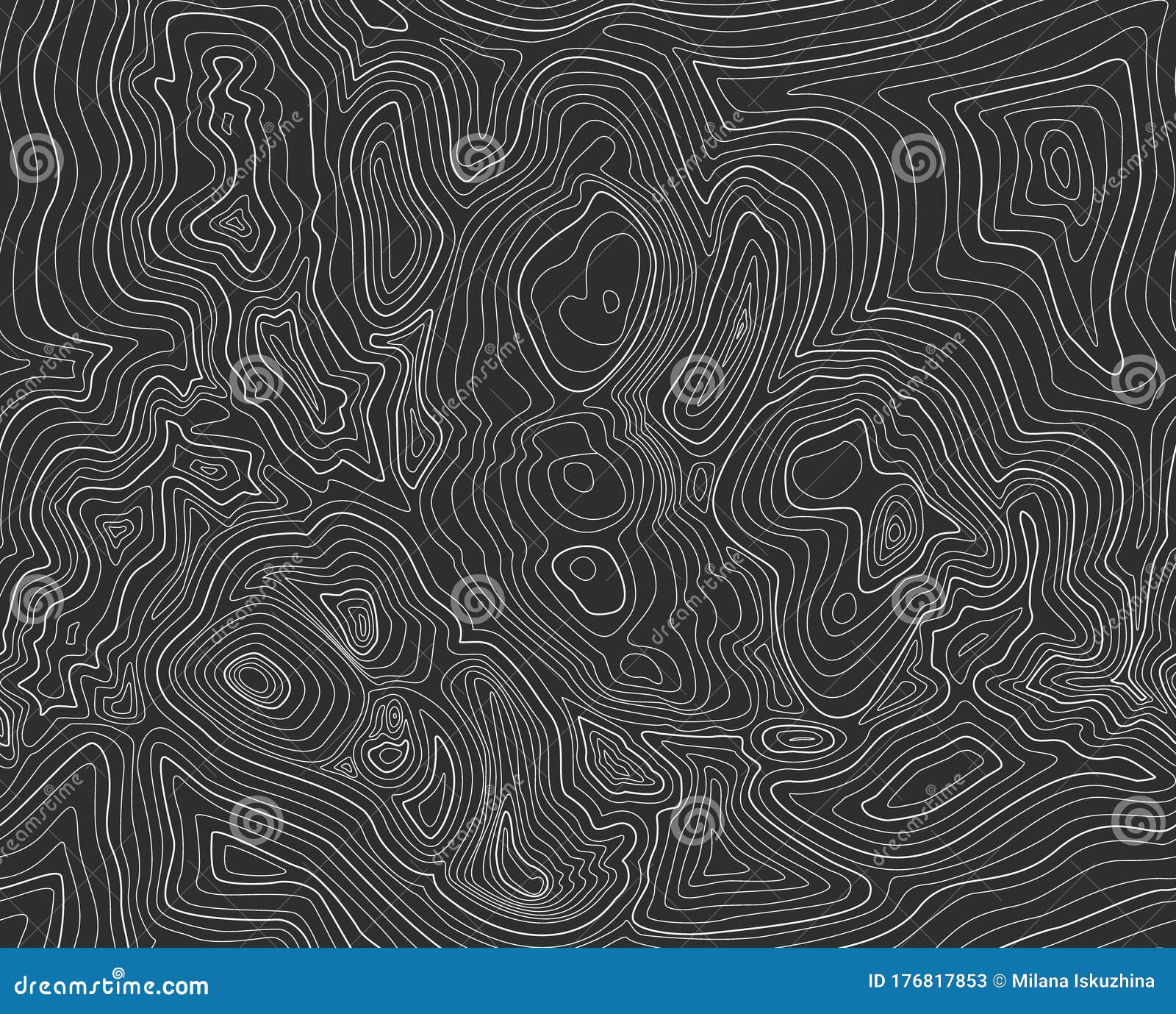 Black Background of the Topographic Map. Topographic Map White Lines ... Black Background of the Topographic Map. Topographic Map White Lines ...