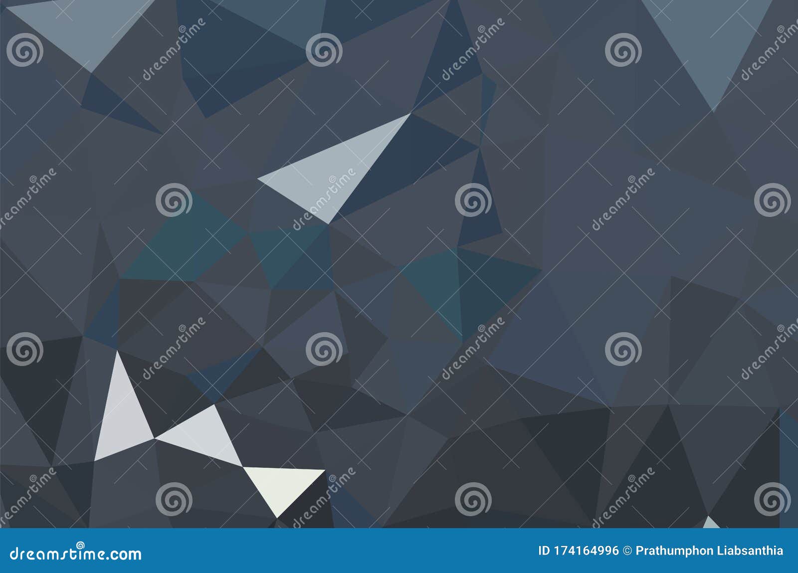 Black Background with Triangle Pattern Stock Vector - Illustration of ...