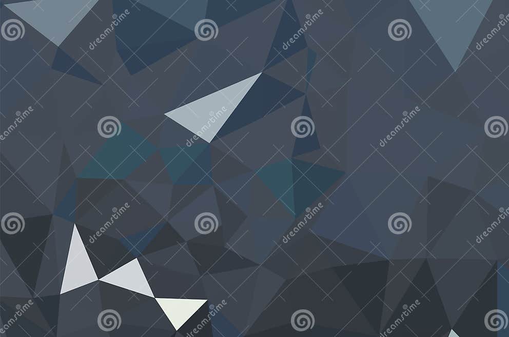 Black Background with Triangle Pattern Stock Vector - Illustration of ...