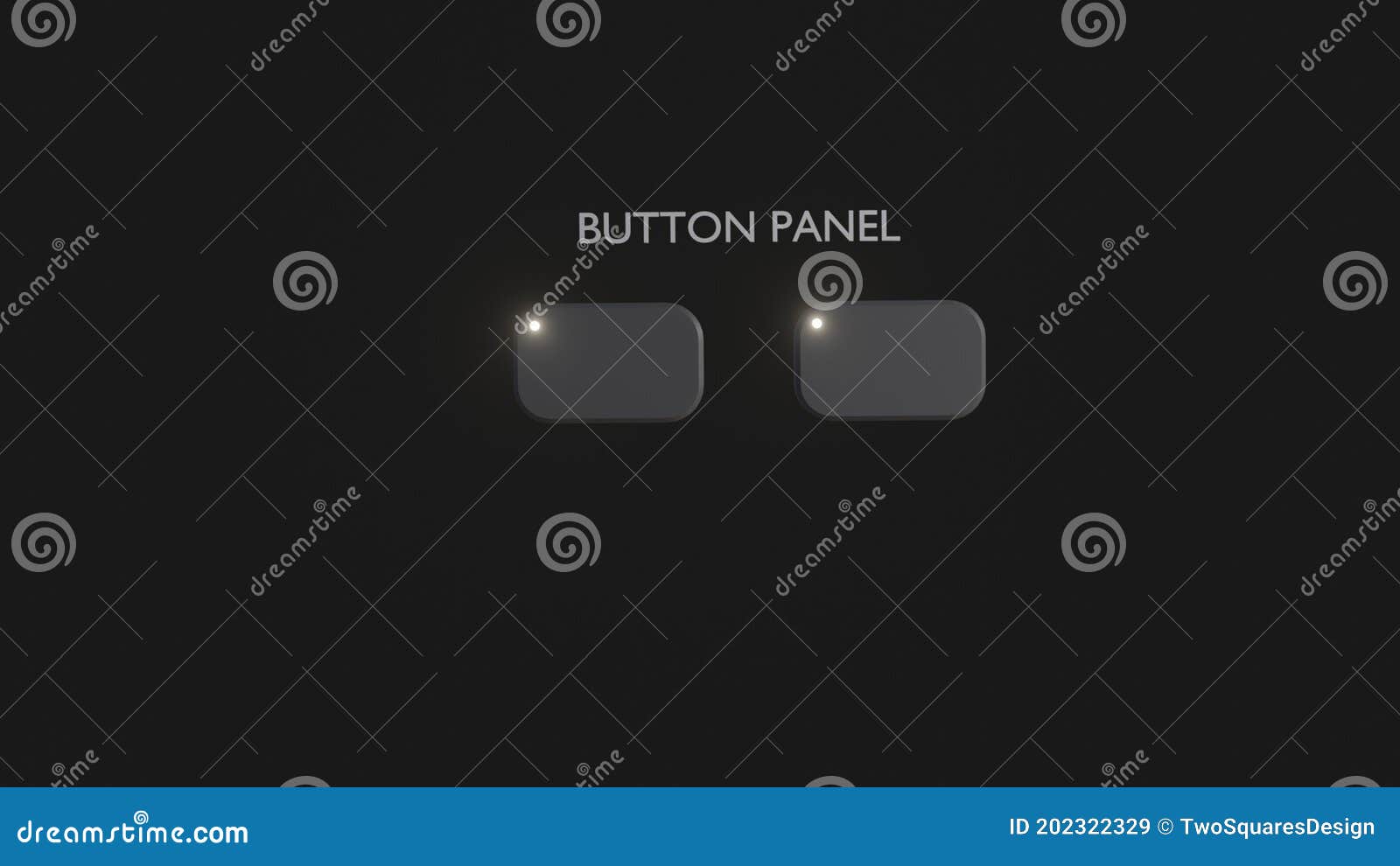 Black Background and Two Buttons Stock Image - Image of color, black ...