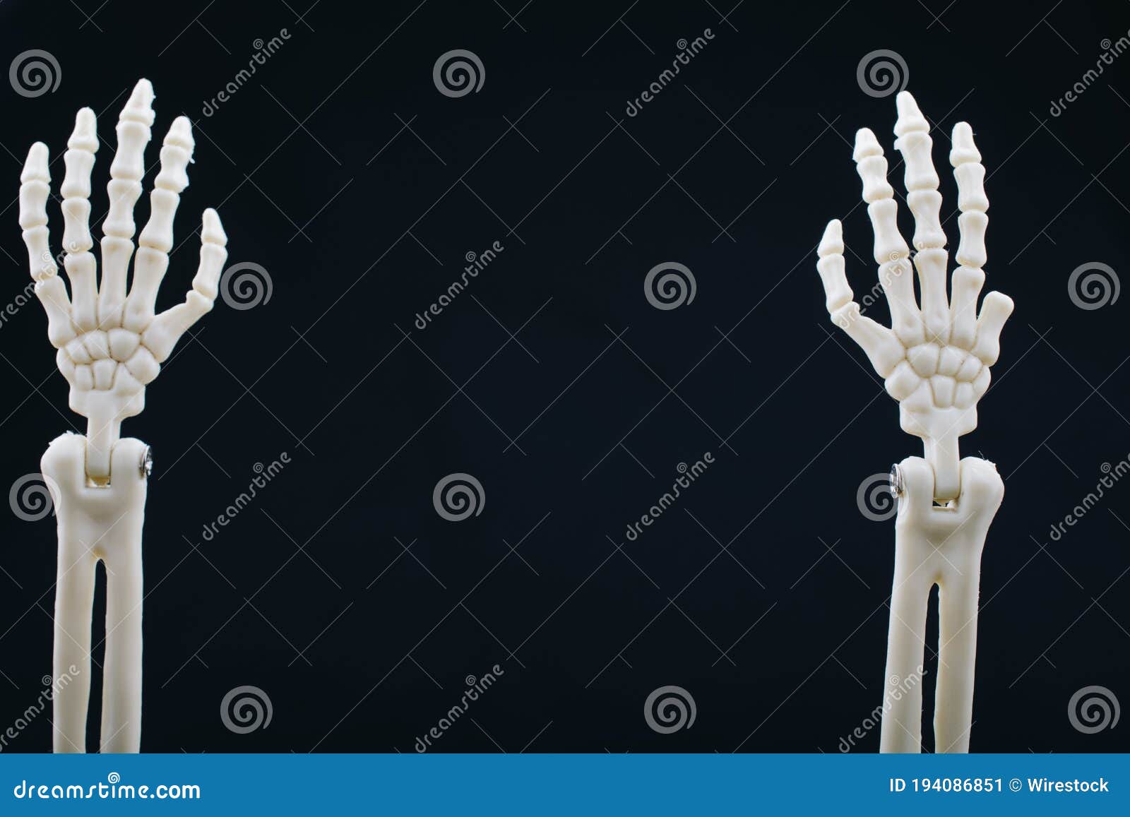 Skeleton Hands Drill With Hand Brace In Skull Royalty-Free Stock Image ...